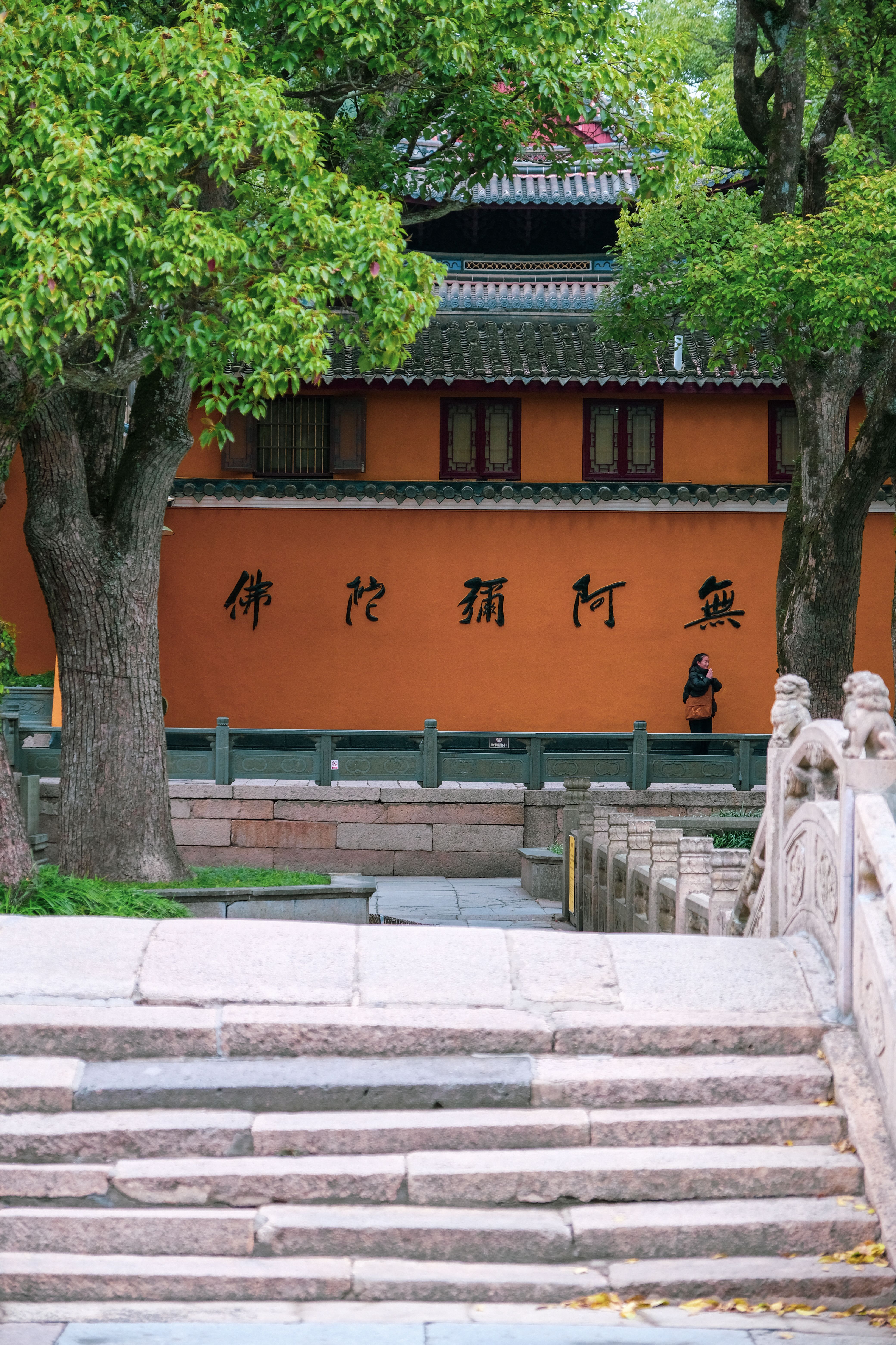 Traditional Asian Temple with Stone Steps · Free Stock Photo