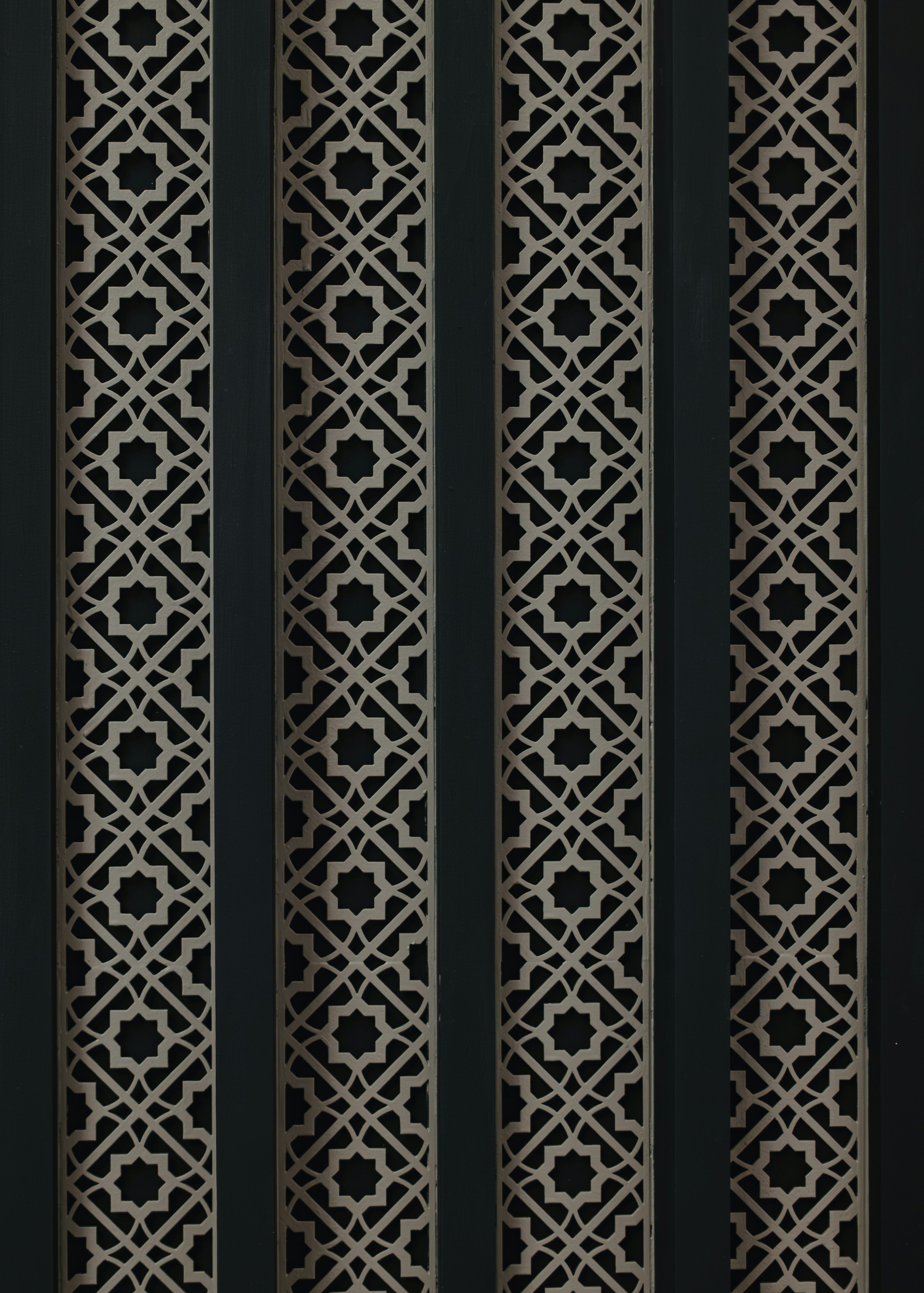 Islamic Geometric Pattern on Mosque Wall, Indonesia · Free Stock Photo