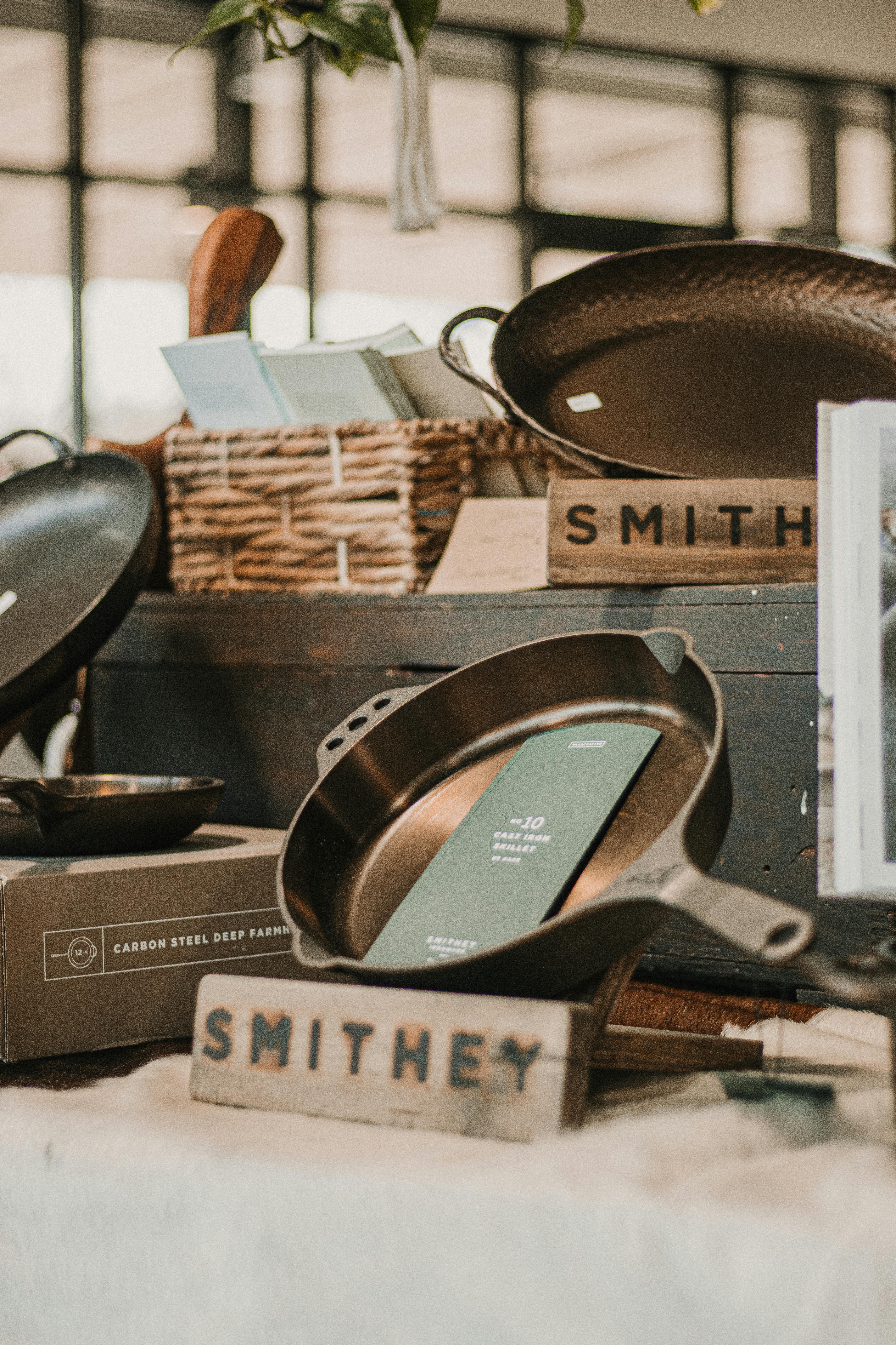Rustic Cookware Display at Smithey Shop · Free Stock Photo