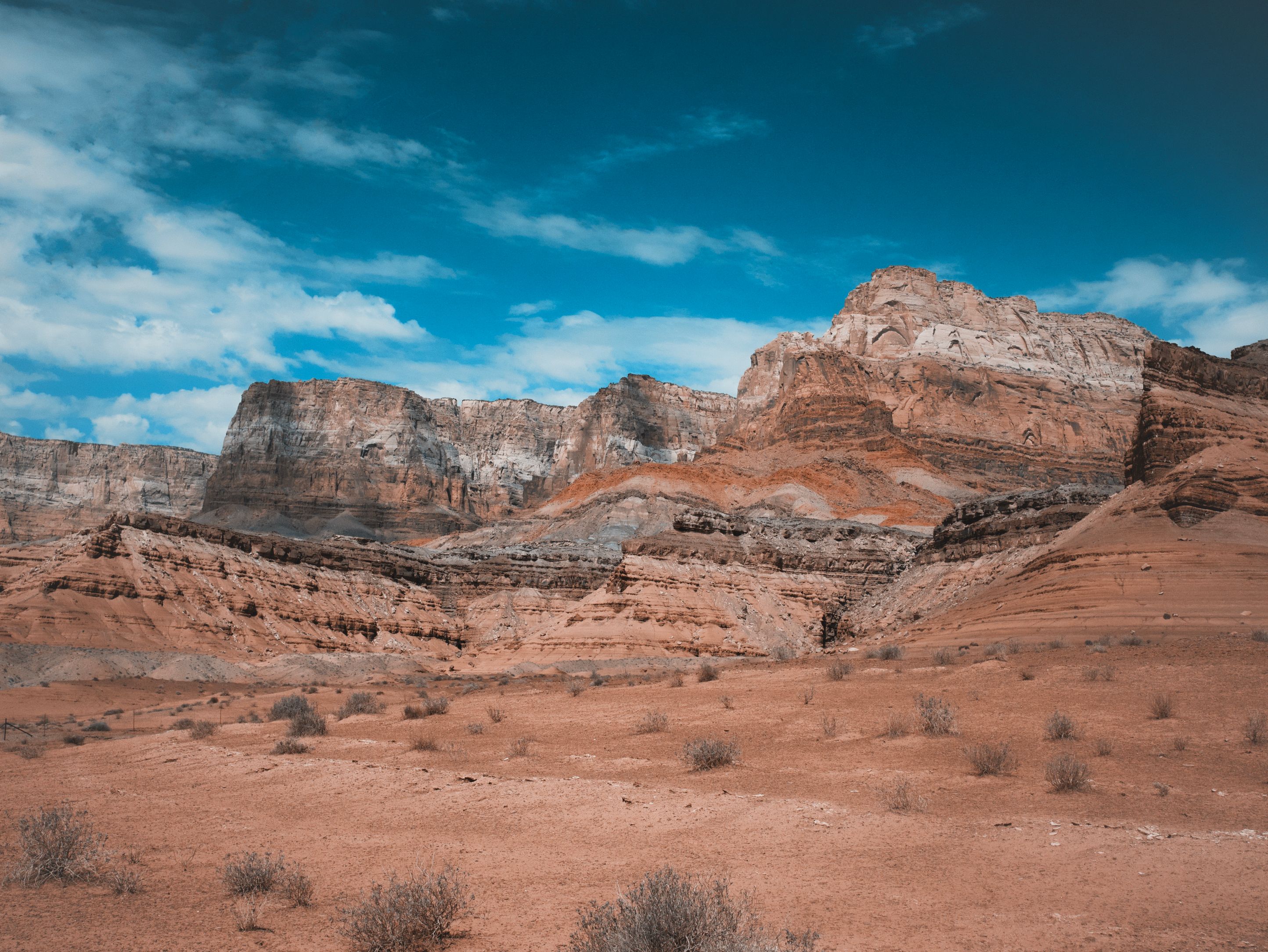 Majestic Sandstone Cliffs in Marble Canyon · Free Stock Photo