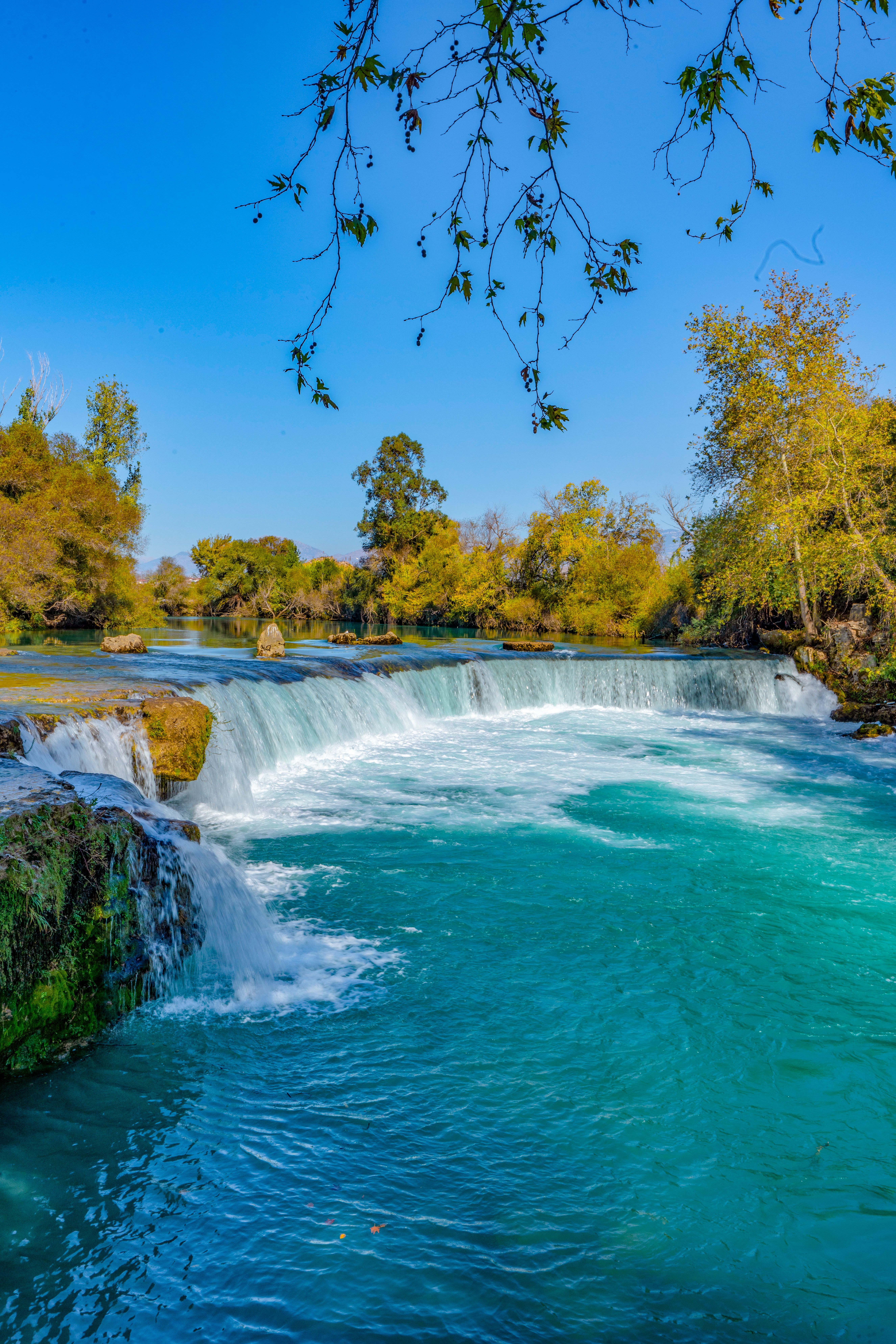 Scenic Waterfall in Lush Forest Setting · Free Stock Photo