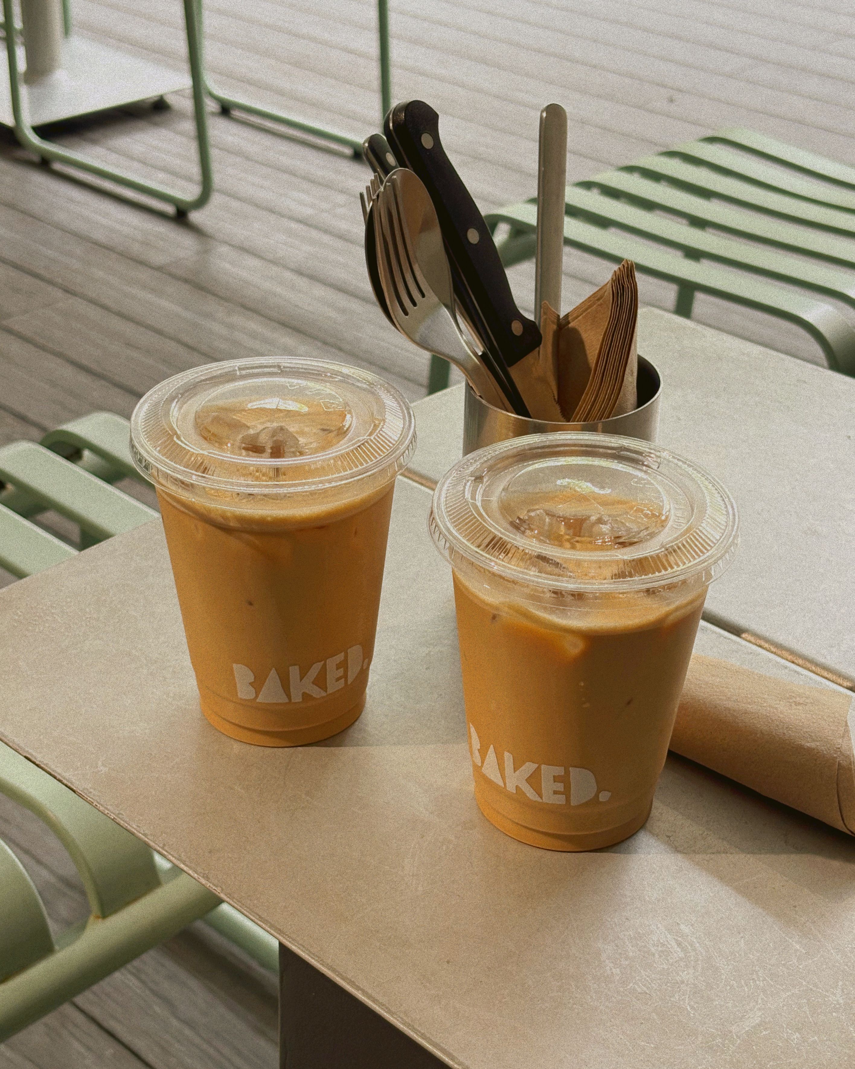 Iced Latte Outdoors at Jakarta Café · Free Stock Photo