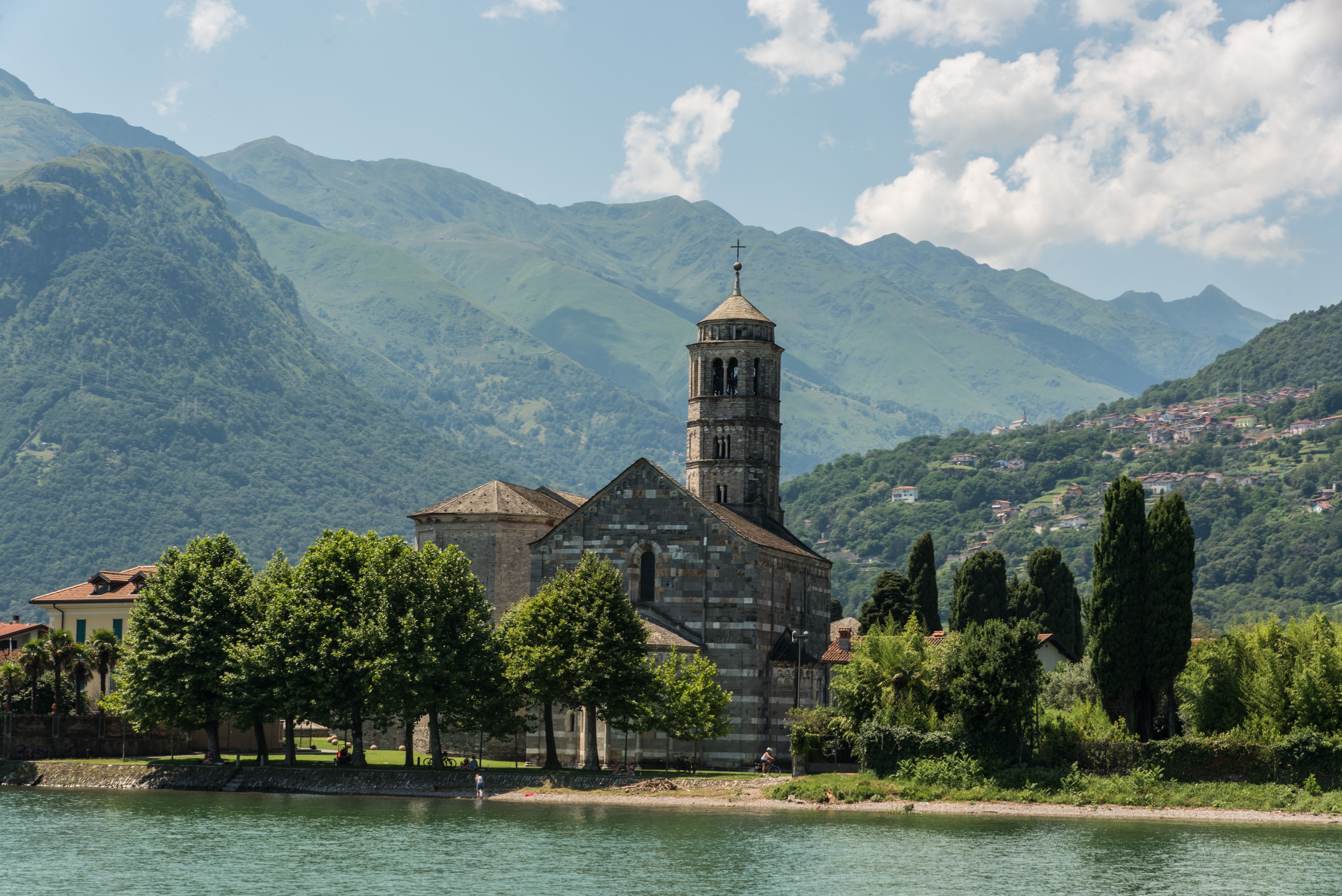 Historic Church in Scenic Lombardy Landscape · Free Stock Photo