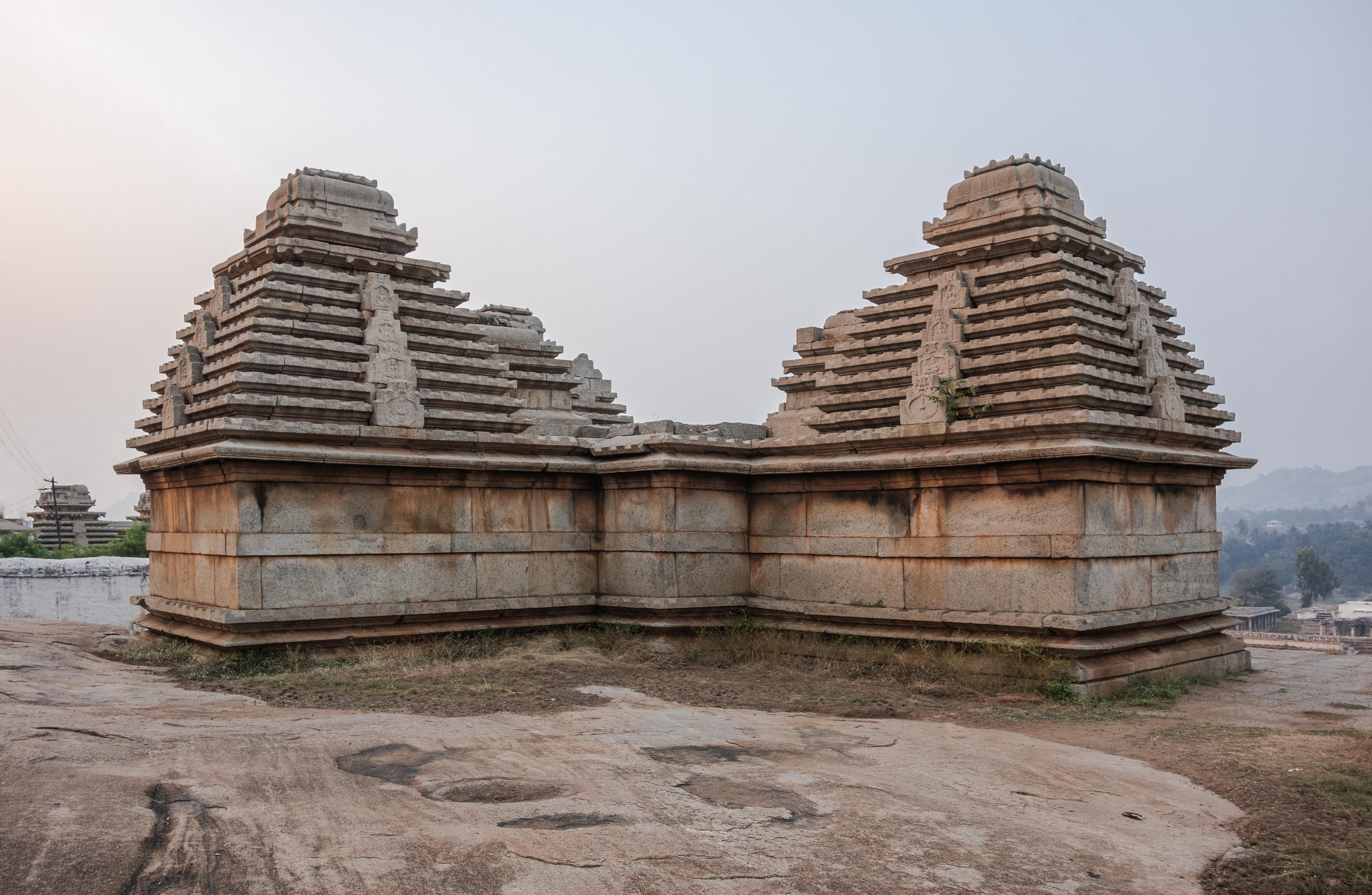Ancient Stone Temple in Hampi at Sunrise · Free Stock Photo