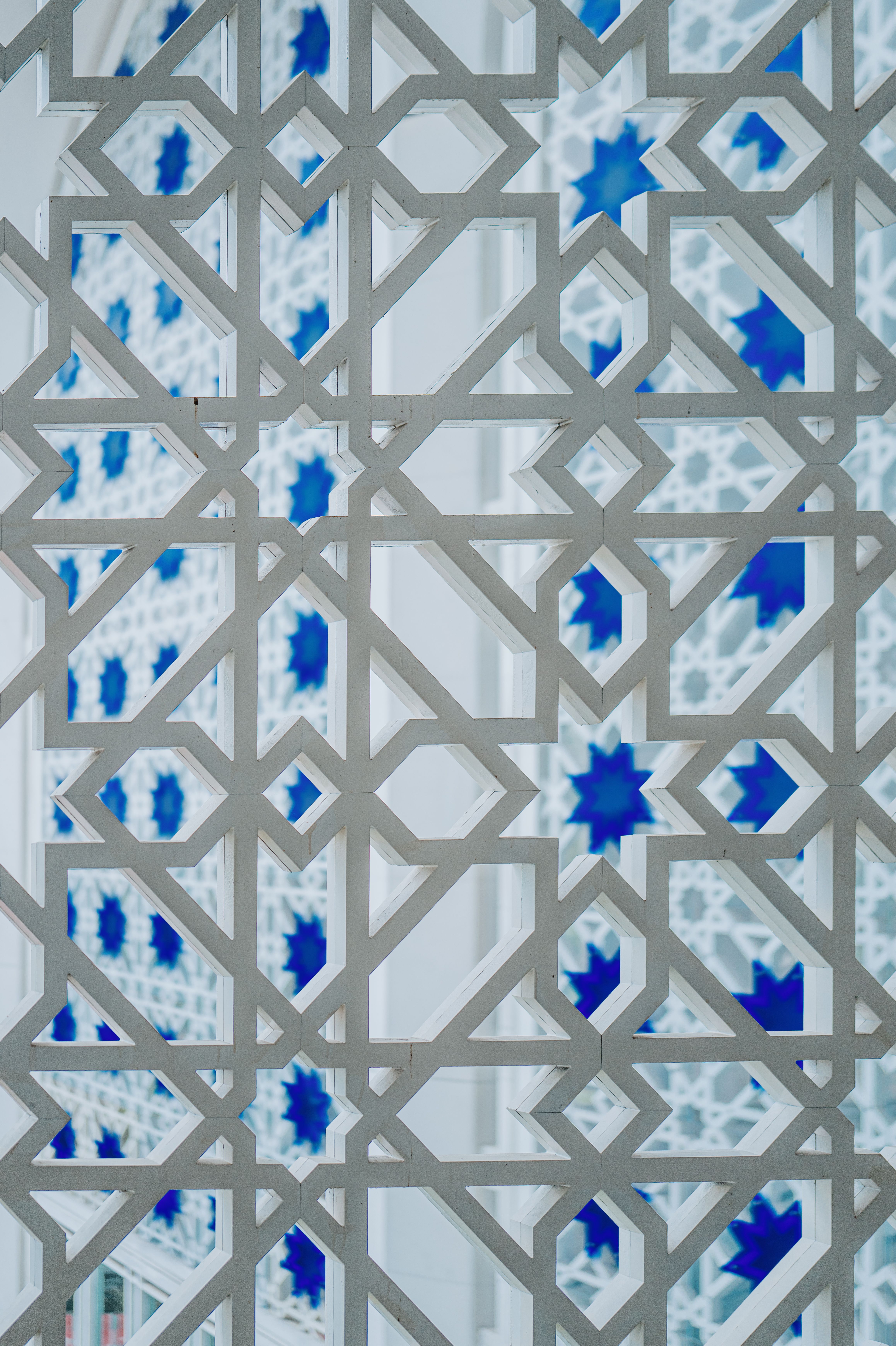 Intricate Islamic Geometric Patterning at Shah Alam Mosque · Free Stock ...