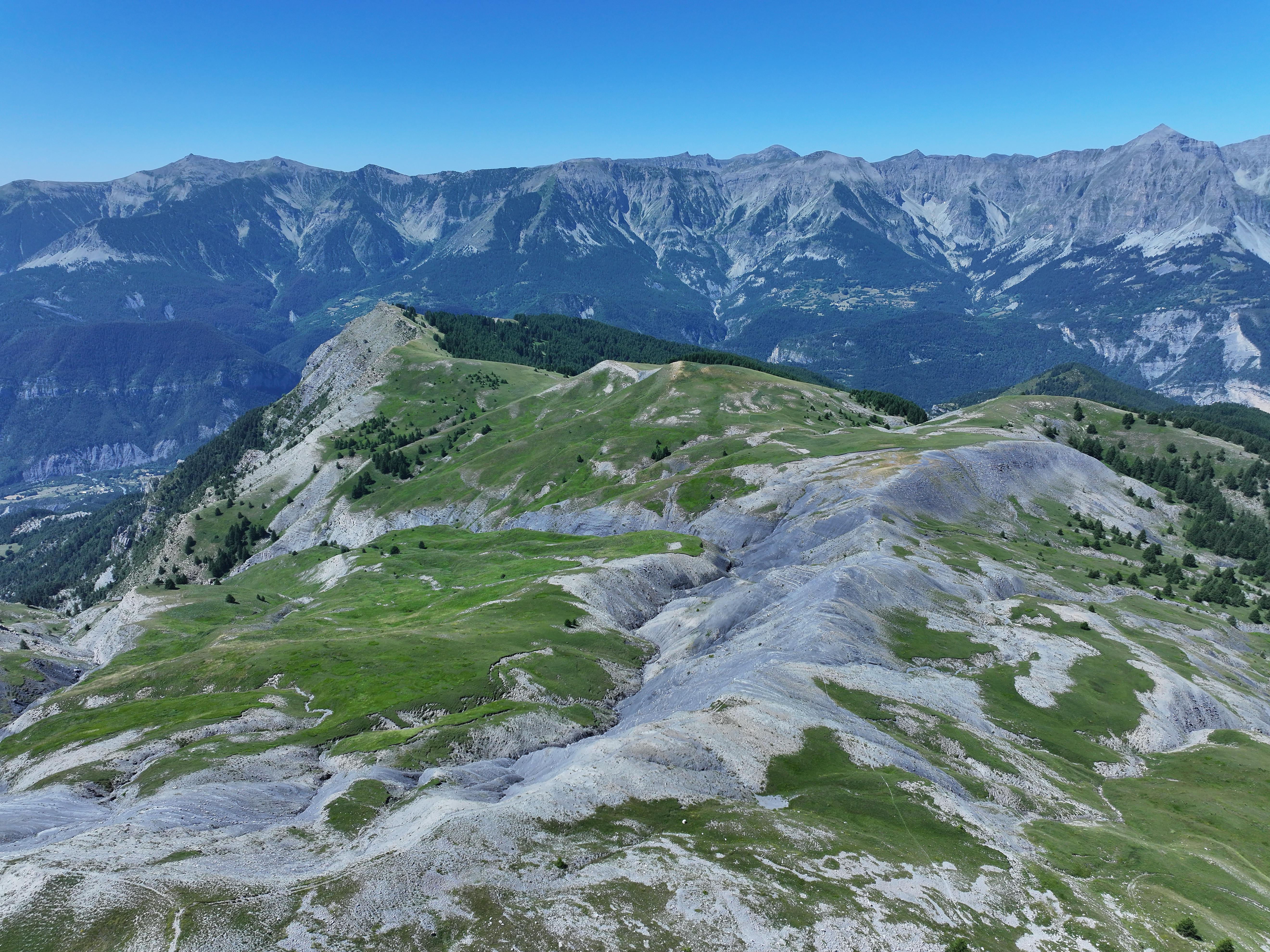 Aerial View of French Alps Mountain Landscape · Free Stock Photo