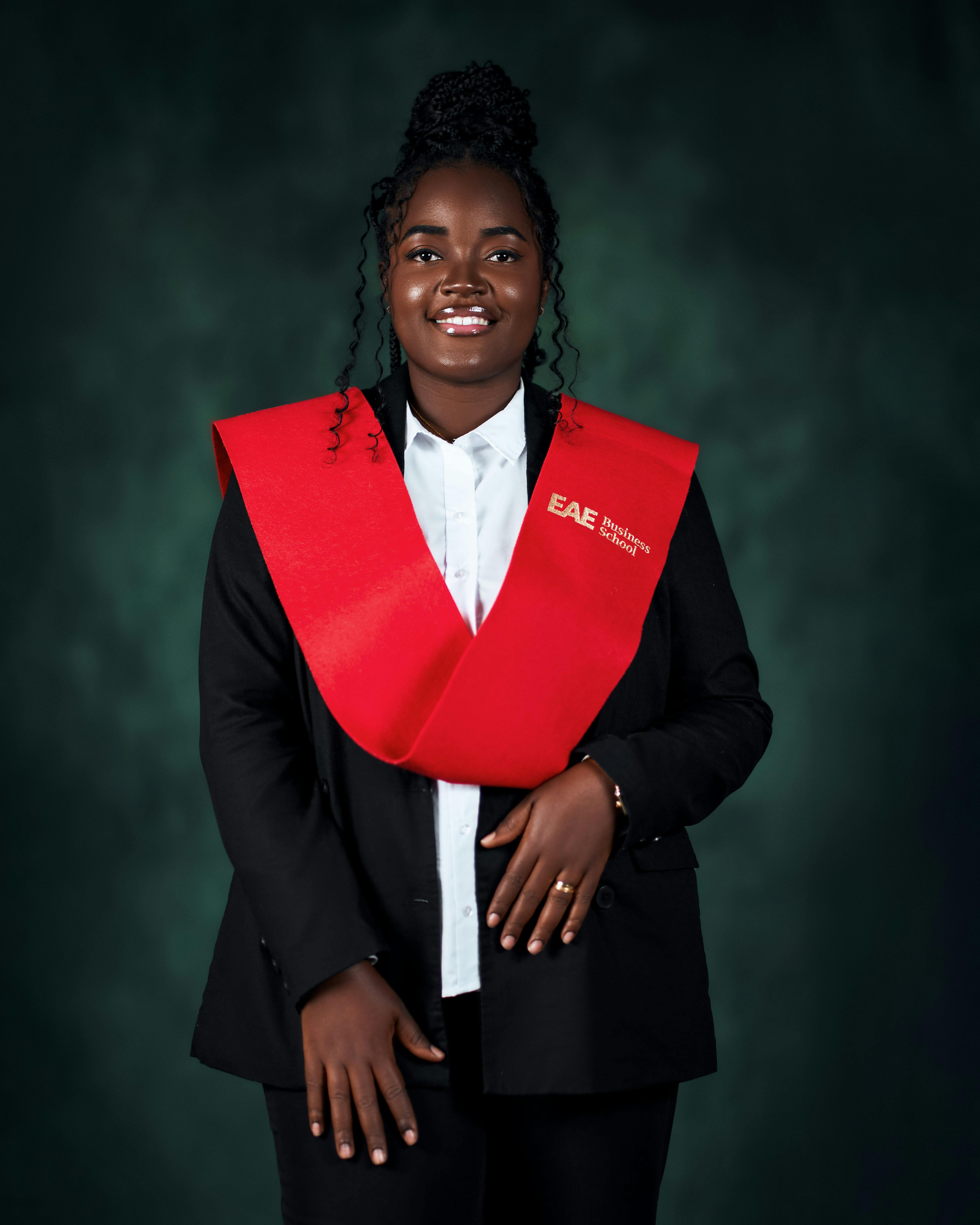 Professional Graduate Portrait with Red Stole · Free Stock Photo