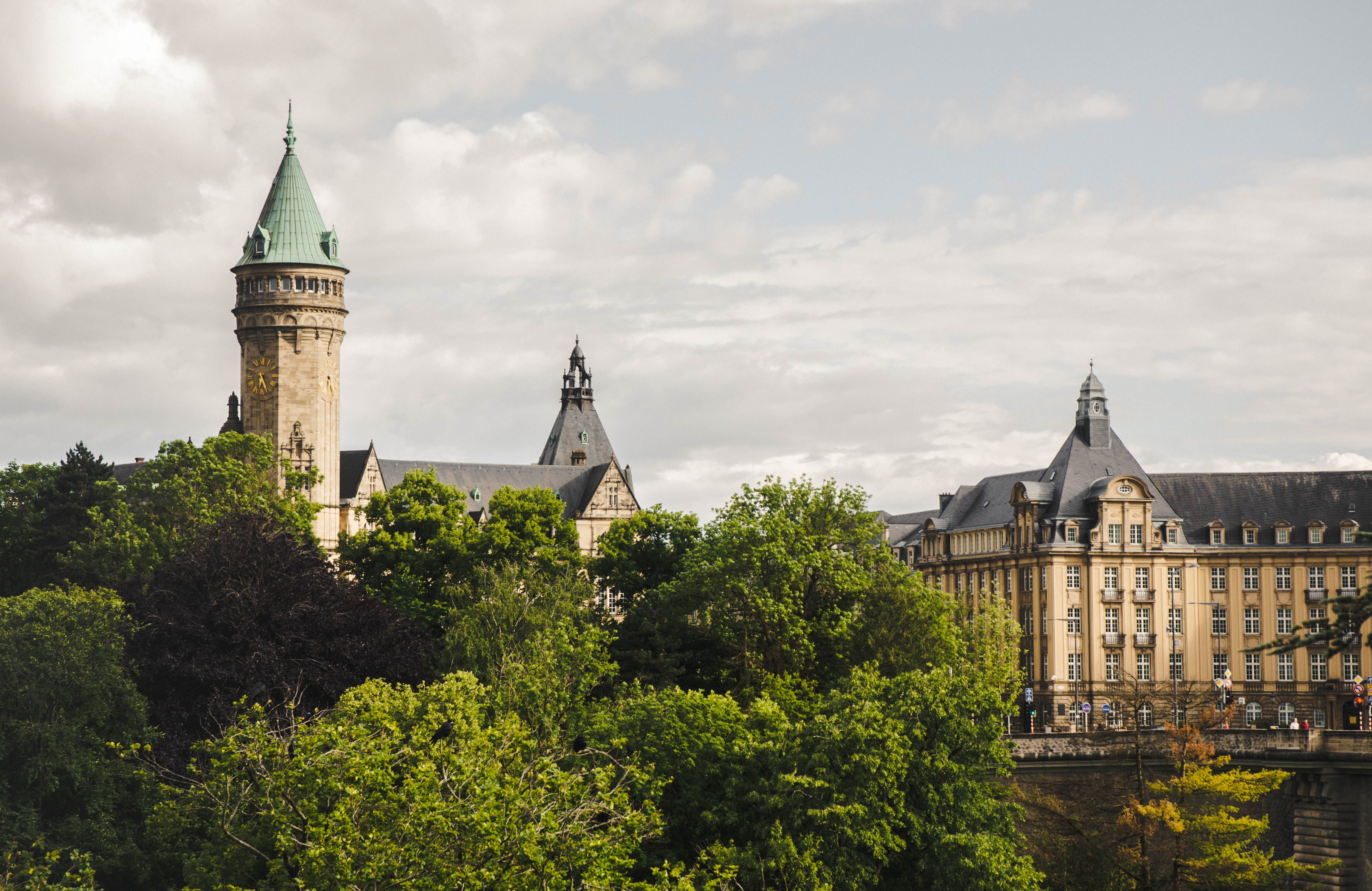 Luxembourg City Architecture and Nature Blend · Free Stock Photo