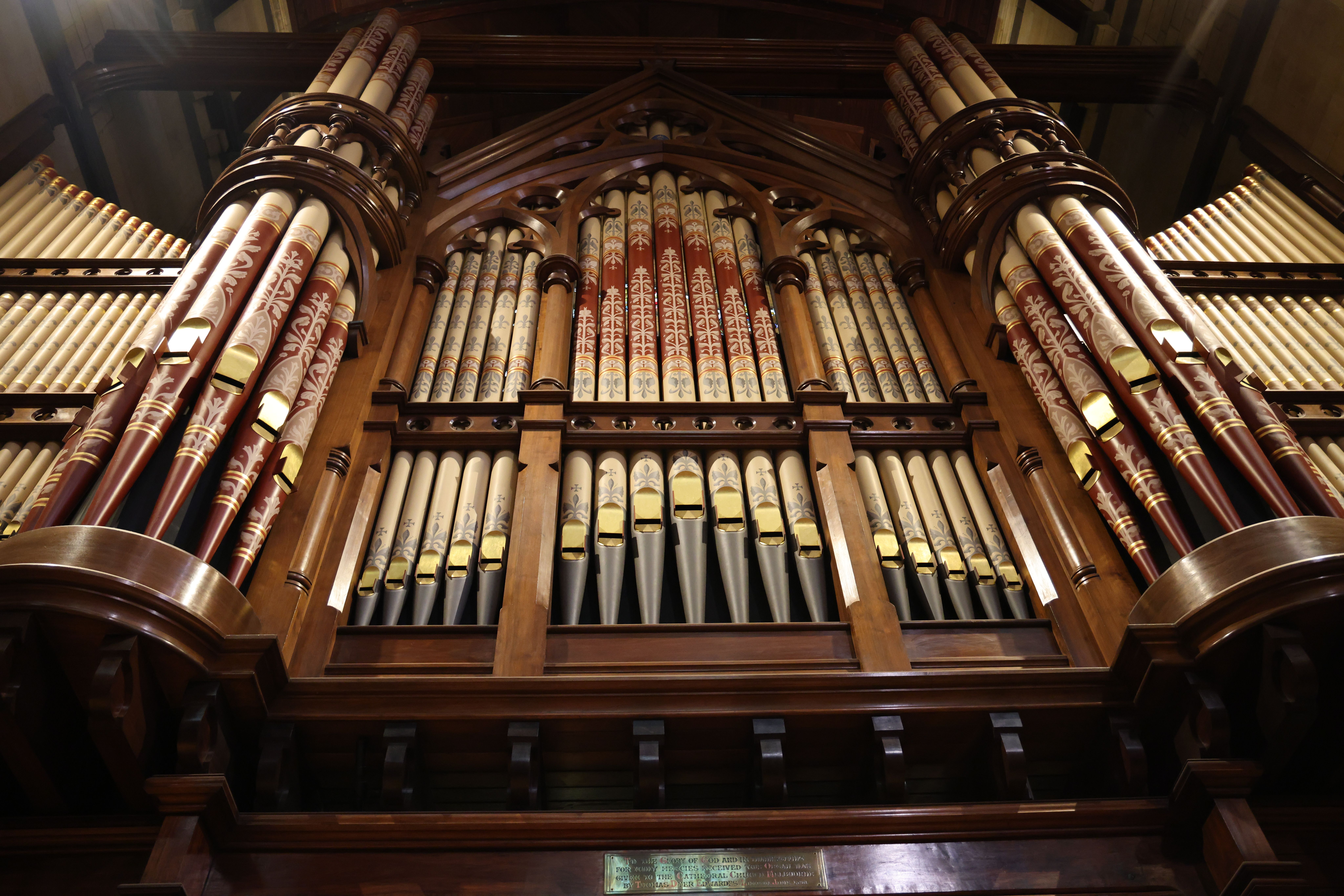 Close-Up of a Grand Church Pipe Organ · Free Stock Photo