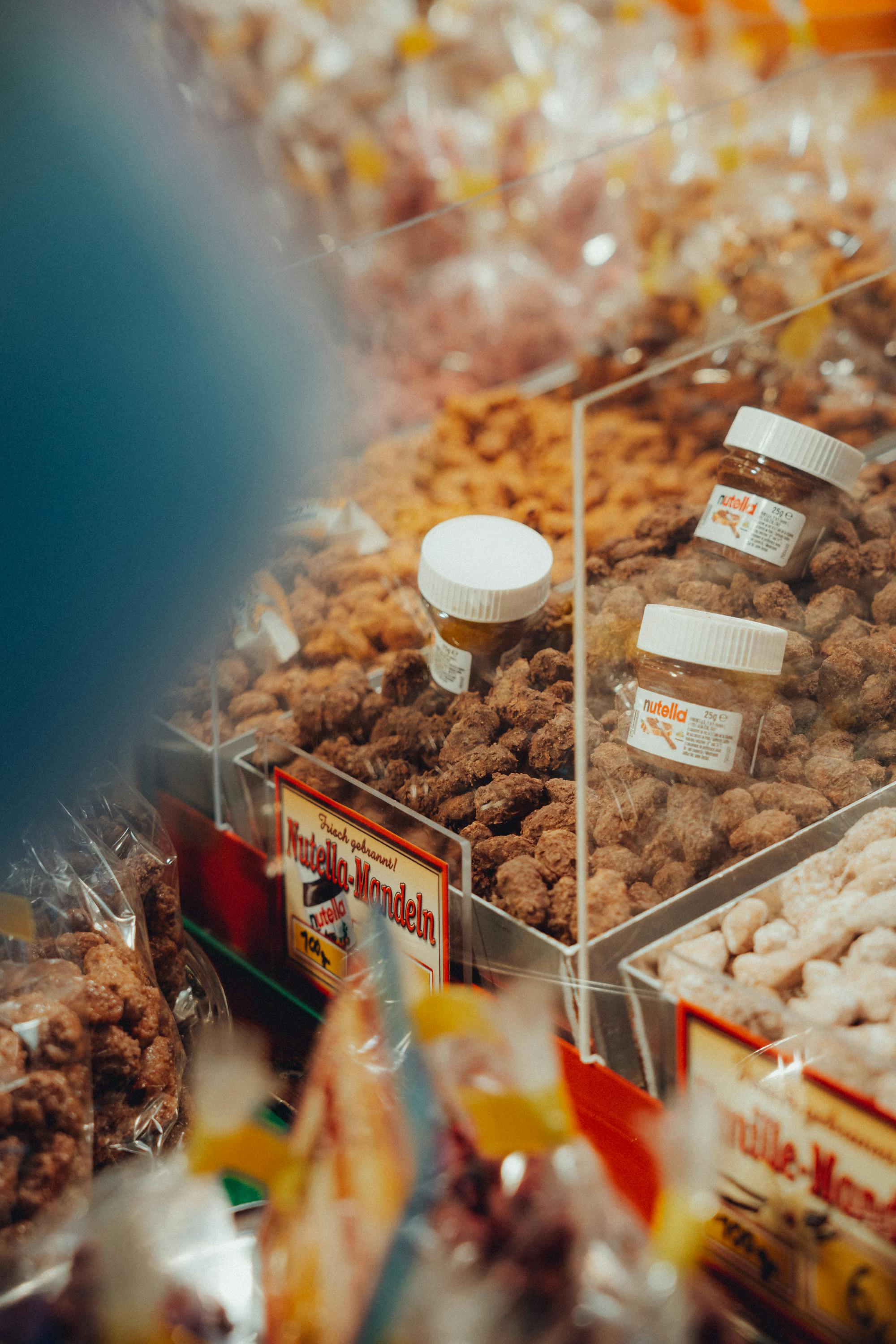 Colorful Candy Display at Market Stall · Free Stock Photo