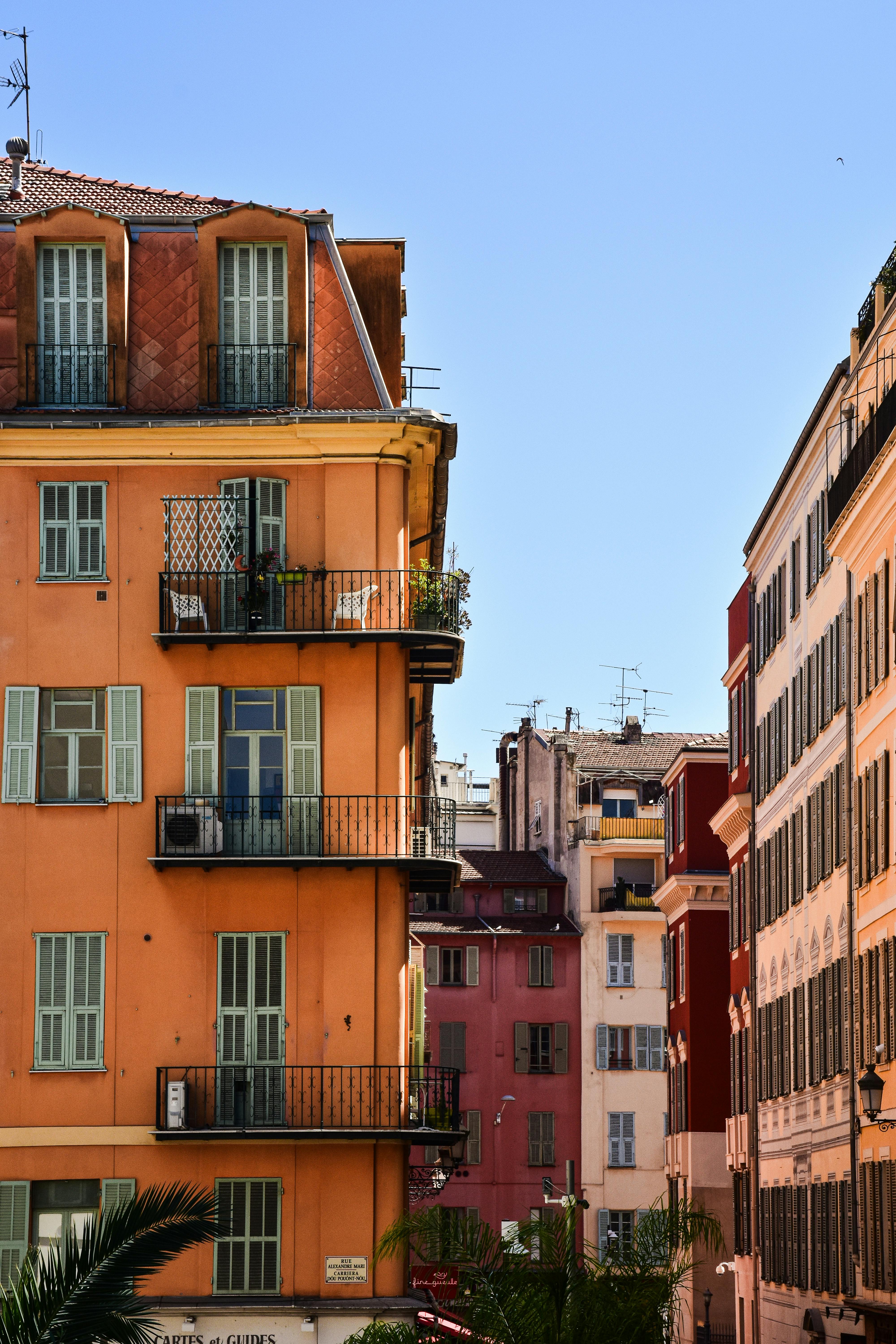 Colorful Architecture in Nice, France · Free Stock Photo