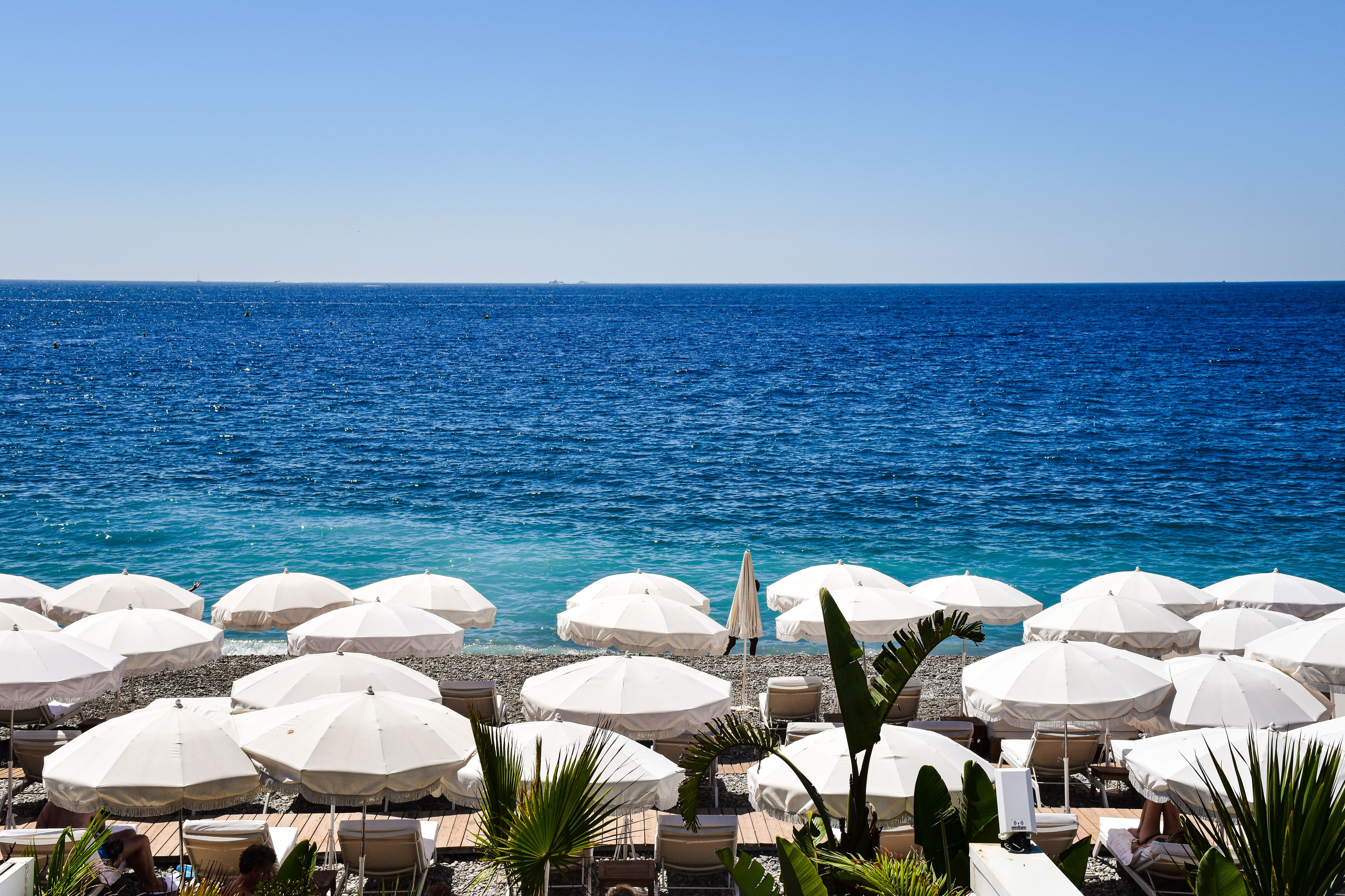 Relaxing Beach Scene in Provence-Alpes-Côte d'Azur · Free Stock Photo