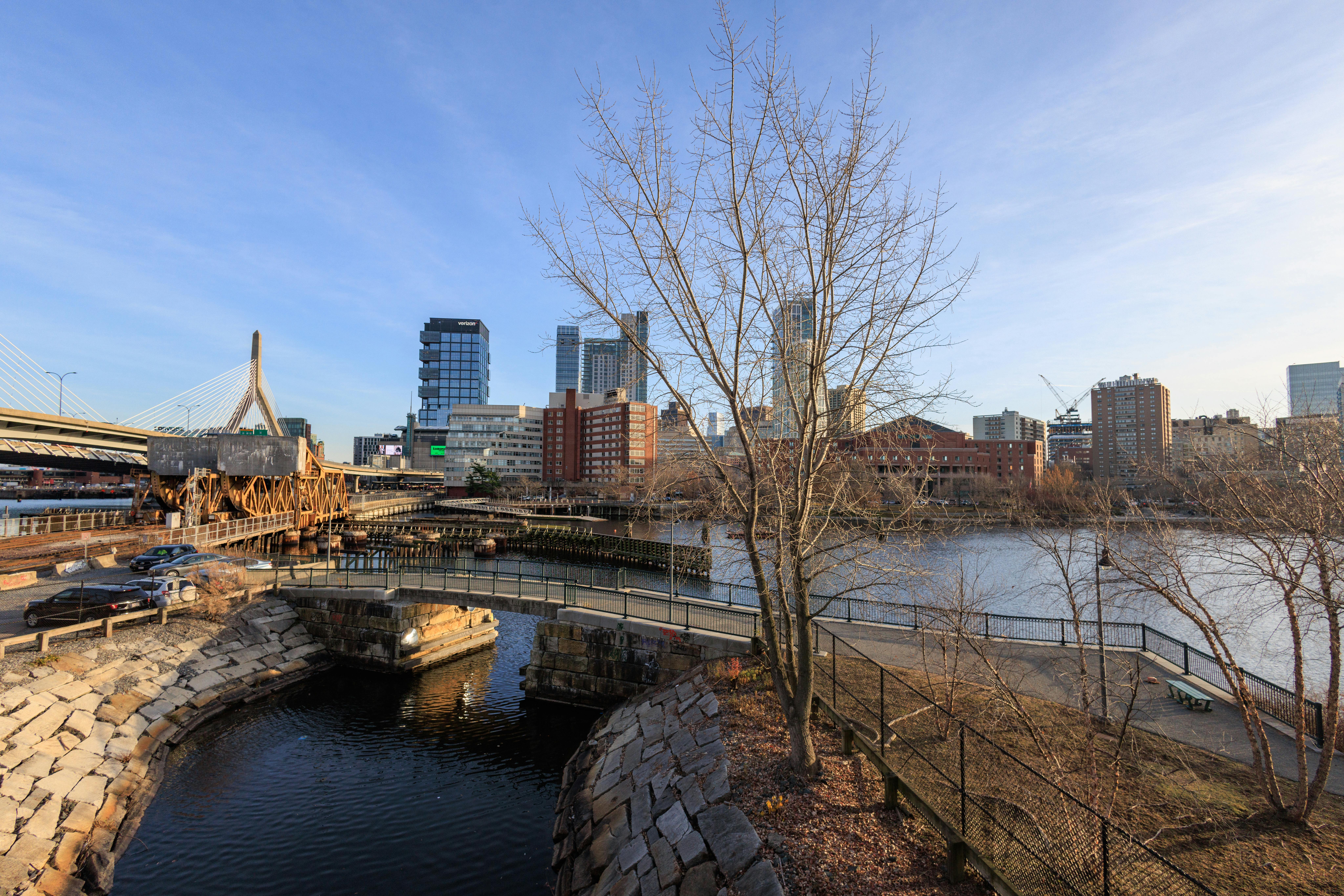 Scenic View of Boston's Skyline and River · Free Stock Photo