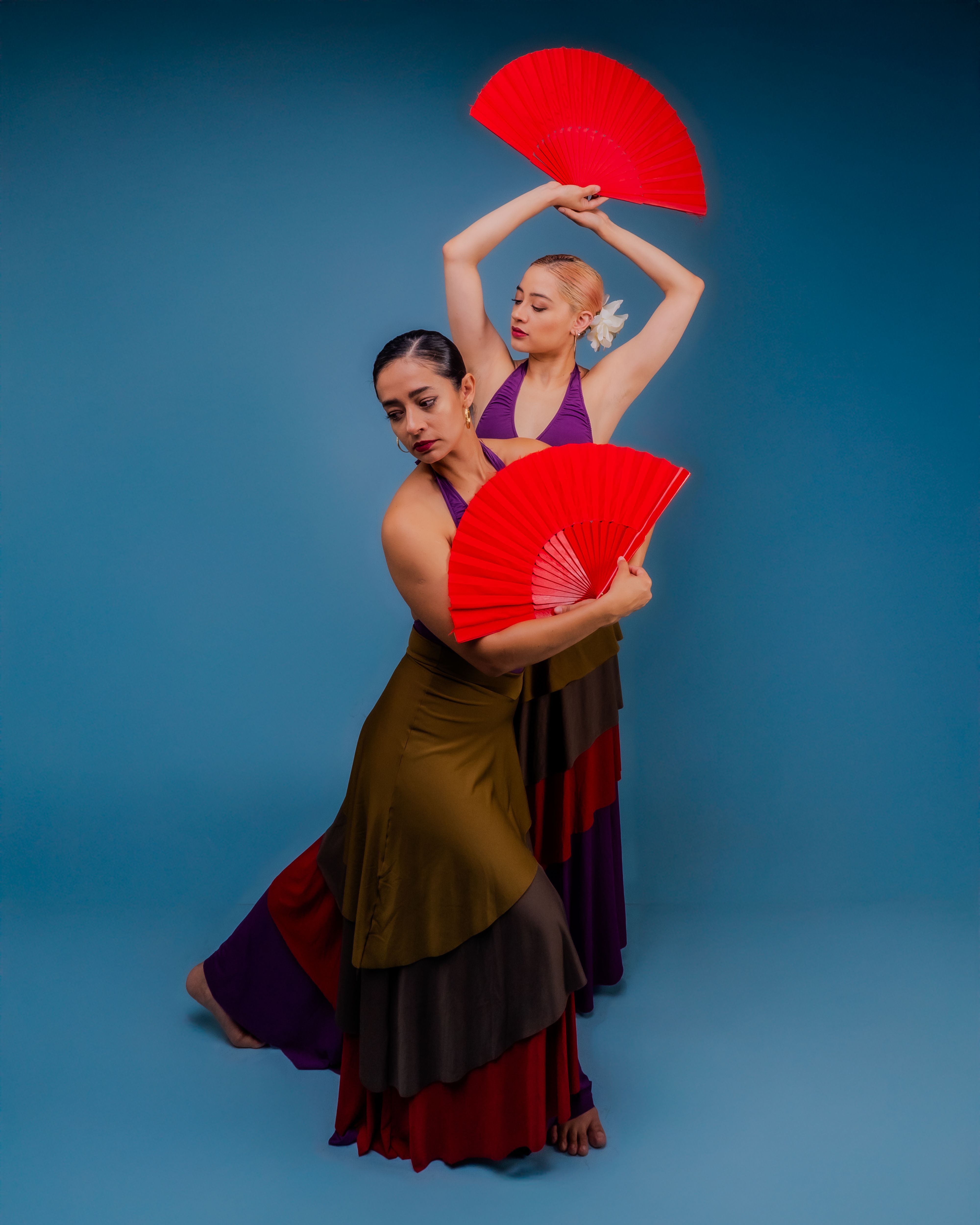 Elegant Flamenco Dancers in Traditional Dresses · Free Stock Photo