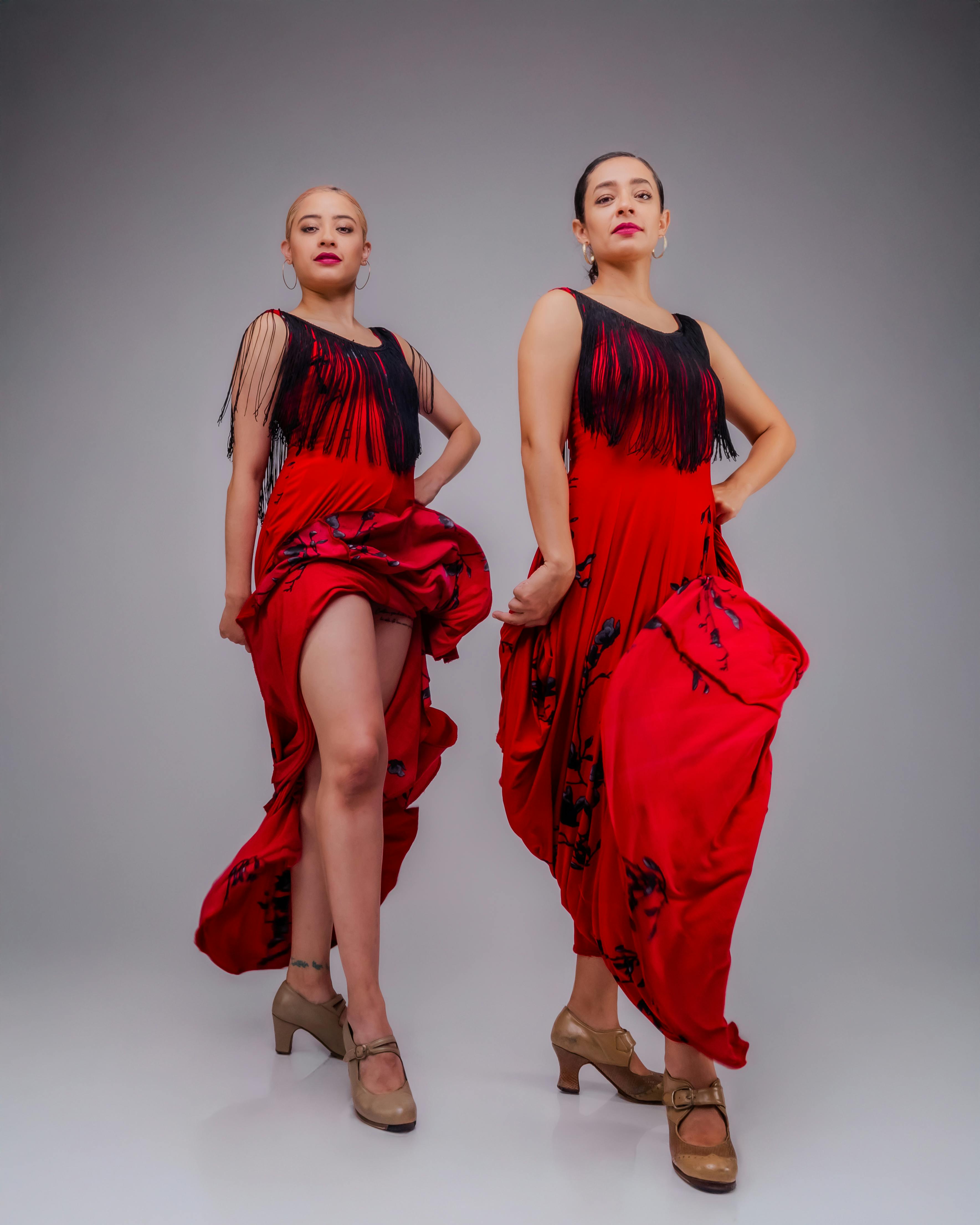 Anonymous woman in skirt for flamenco dance · Free Stock Photo