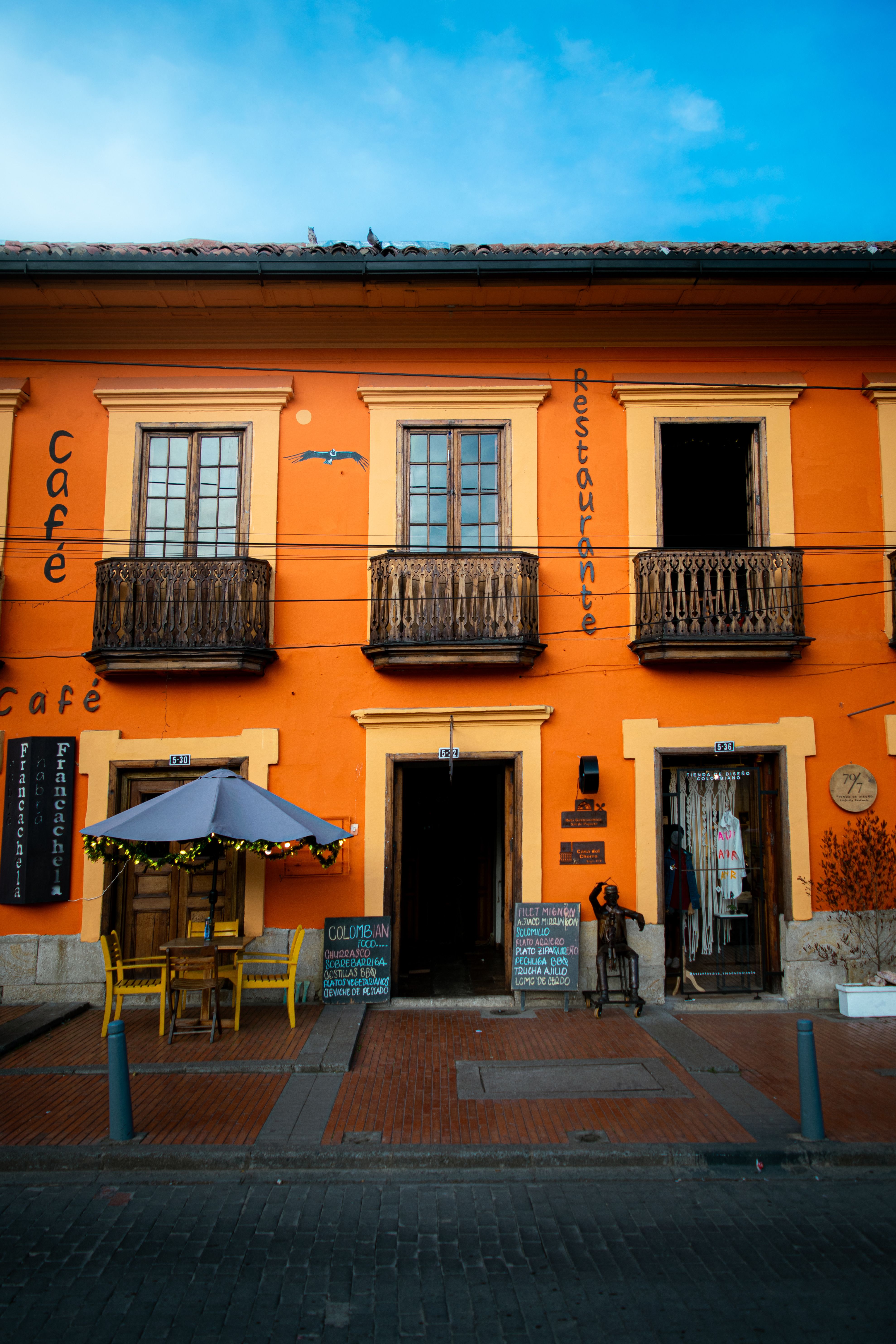 Colonial Café and Restaurant in Zipaquirá, Colombia · Free Stock Photo