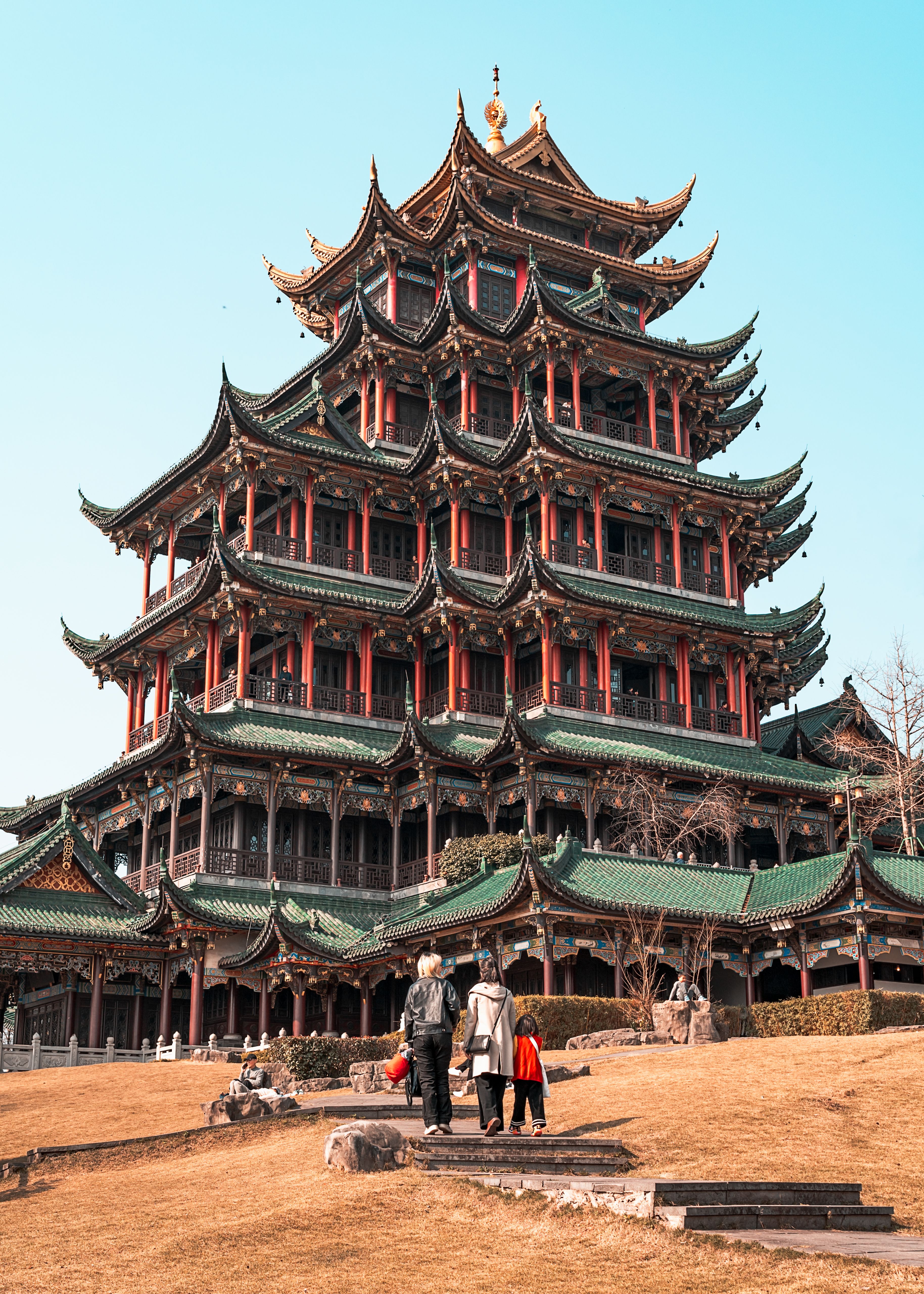 Traditional Chinese Architecture at a Historic Pagoda · Free Stock Photo