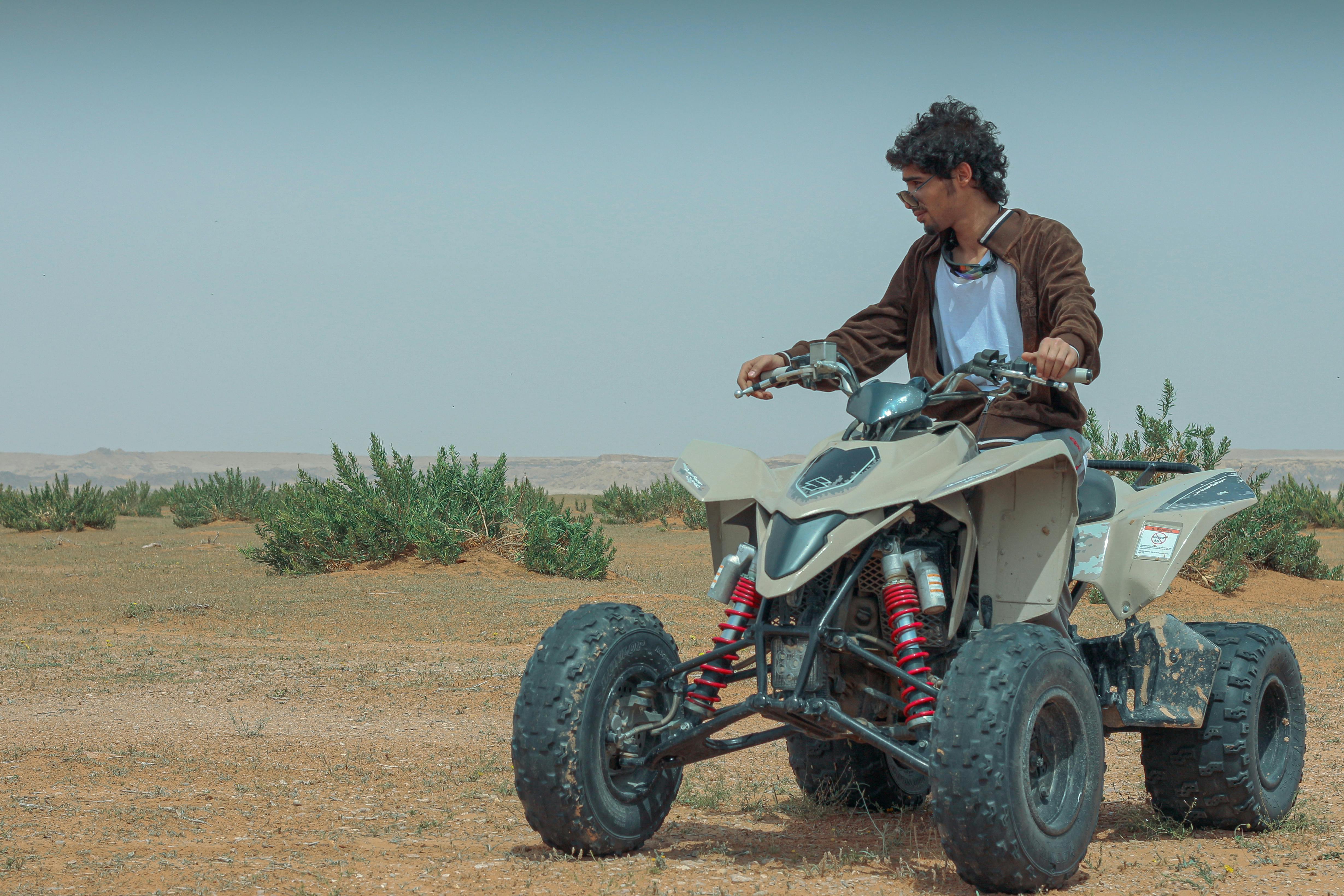 Off-Road Quad Biking Adventure in Saudi Desert · Free Stock Photo