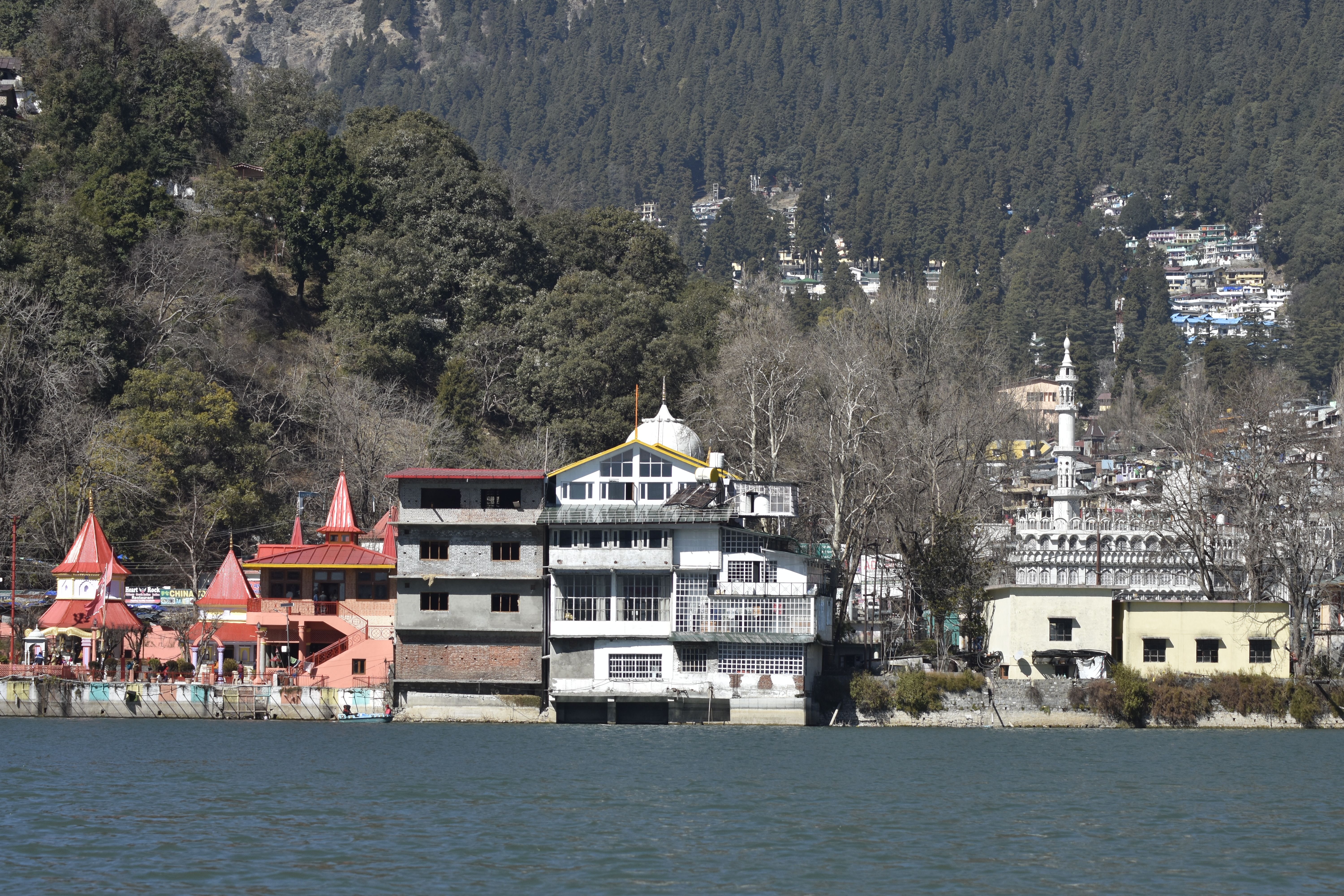 Scenic View of Lakeside Buildings in Nainital · Free Stock Photo