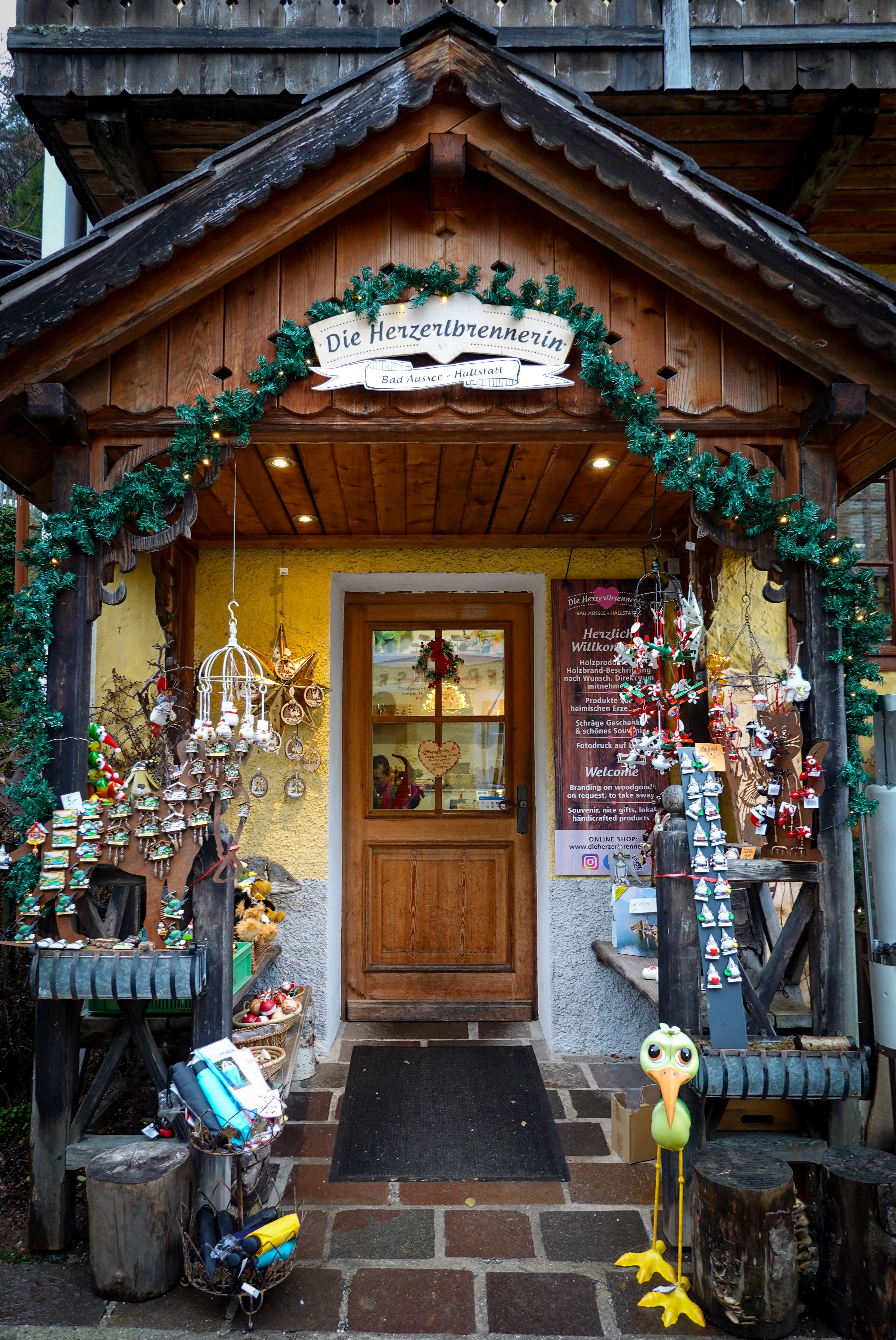 Charming Rustic Souvenir Shop Entrance Decorated · Free Stock Photo