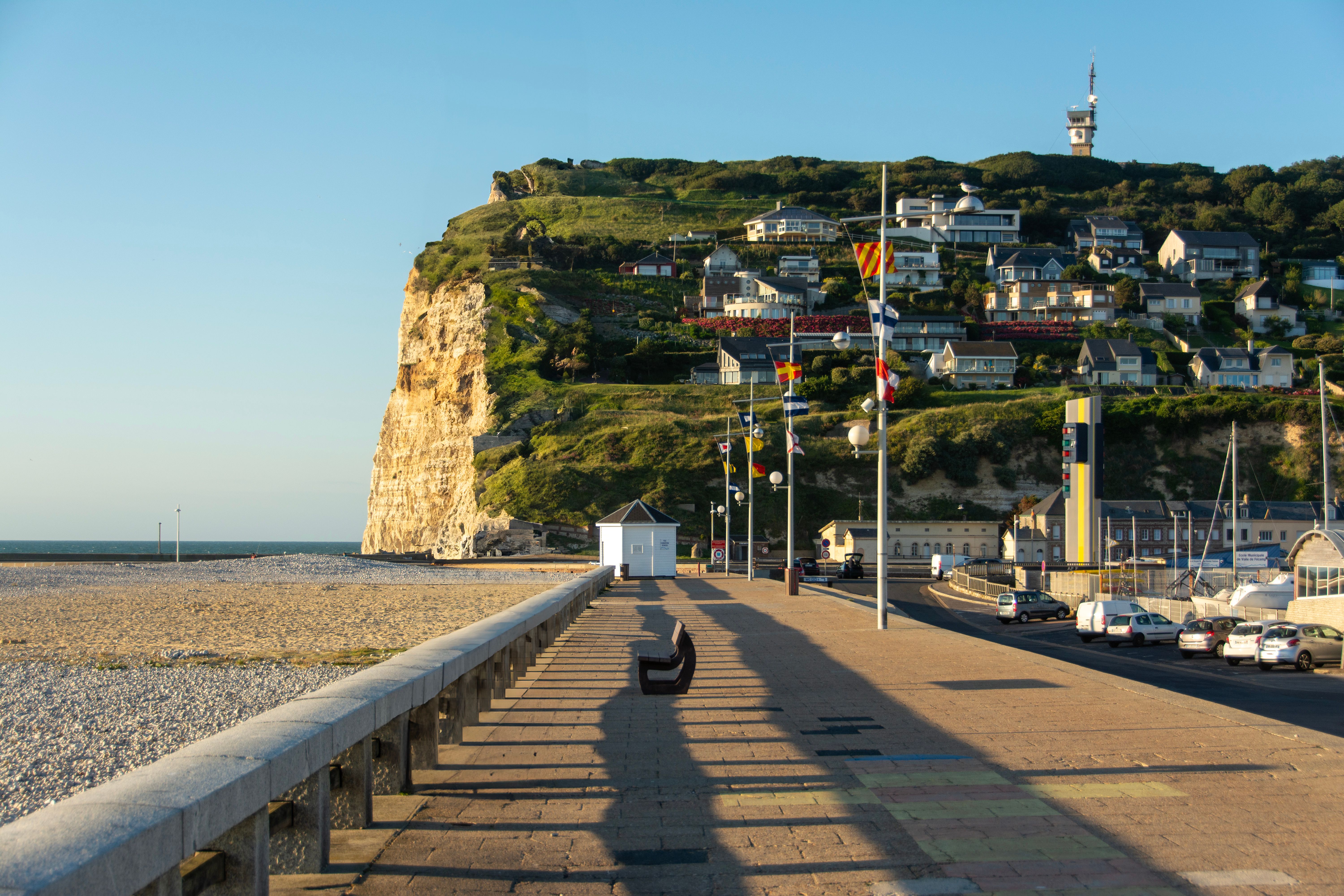 Scenic Coastal View of Fécamp, France · Free Stock Photo