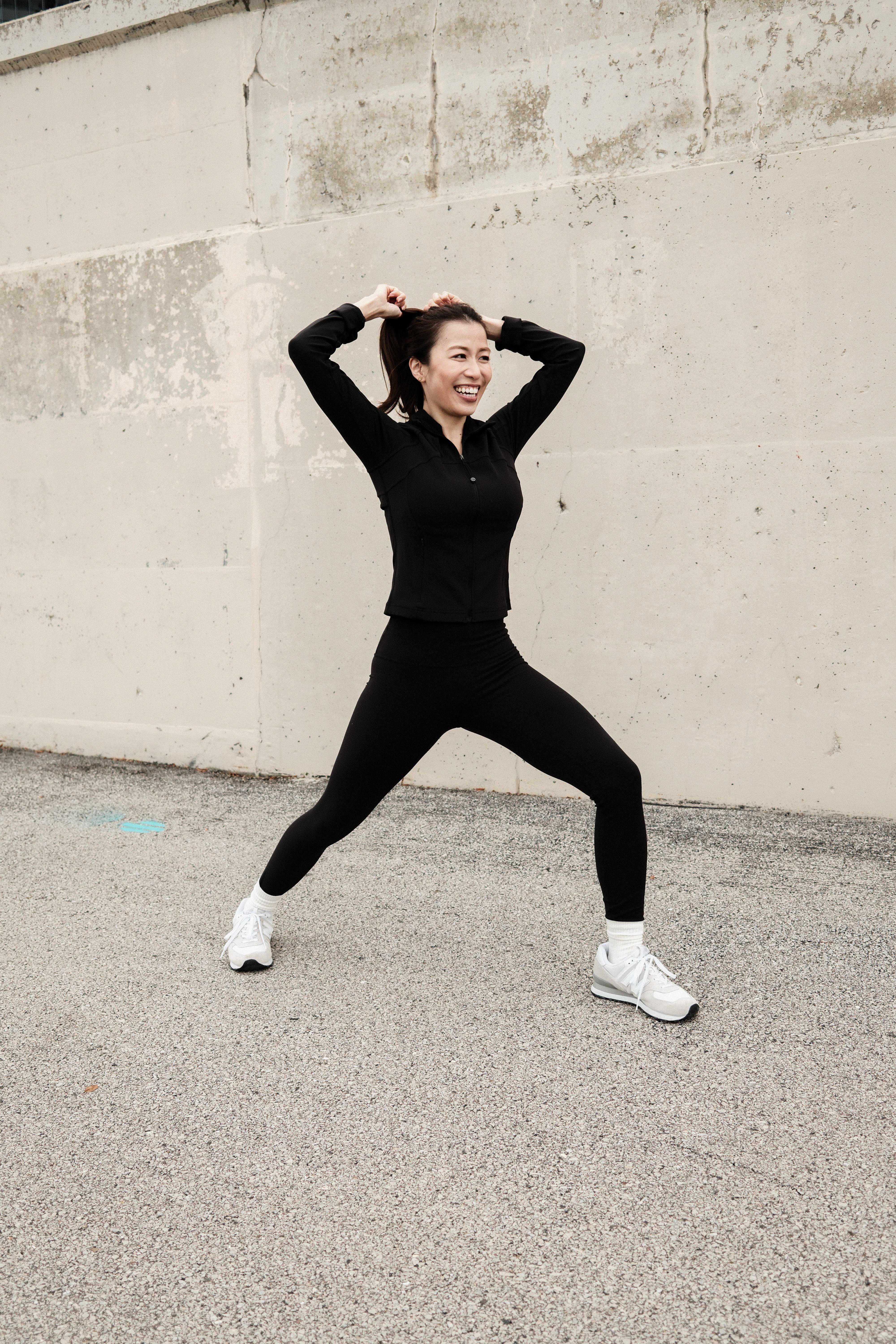 Urban Outdoor Workout in Winter Attire · Free Stock Photo