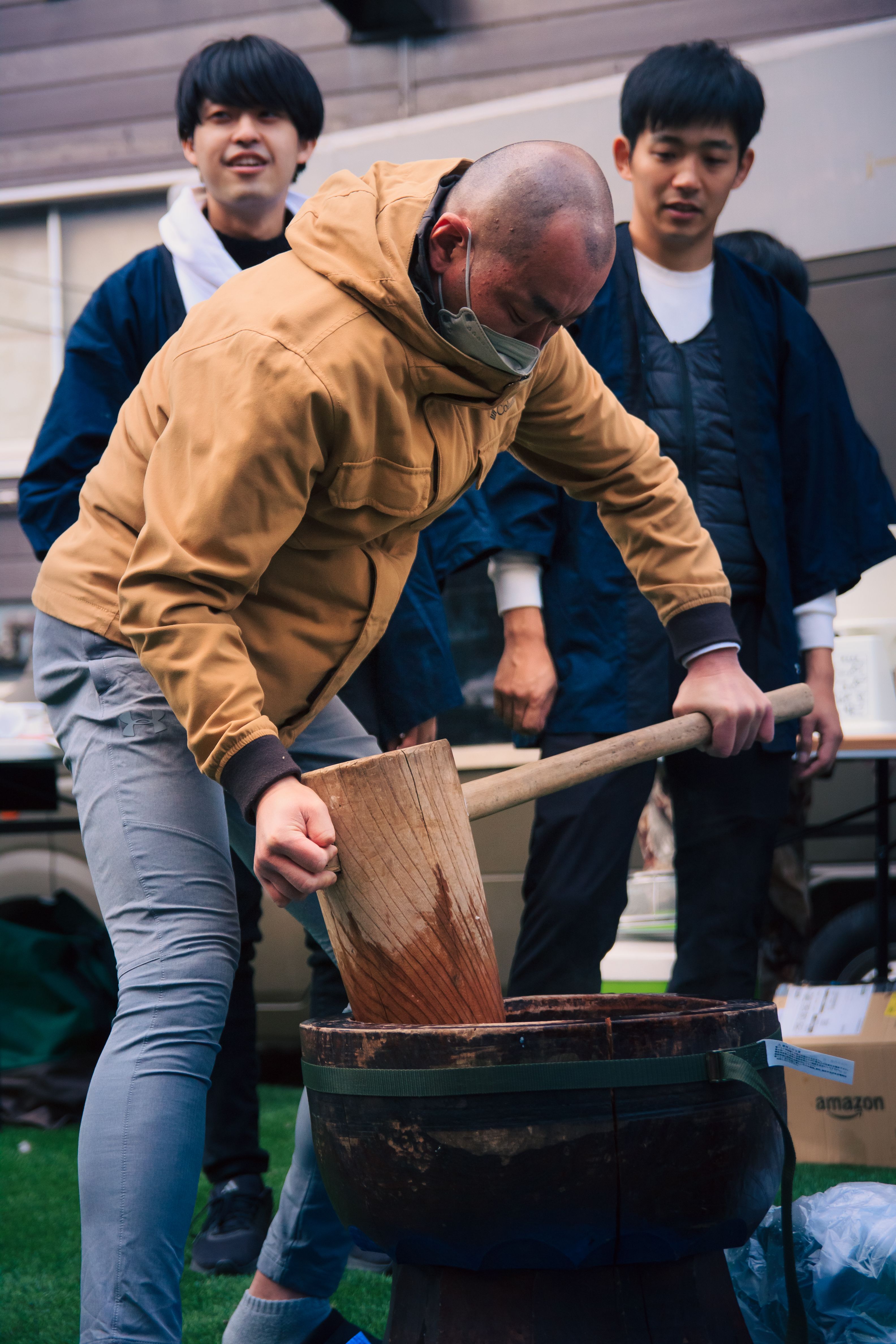 Traditional Mochi Pounding Ceremony in Tokyo · Free Stock Photo