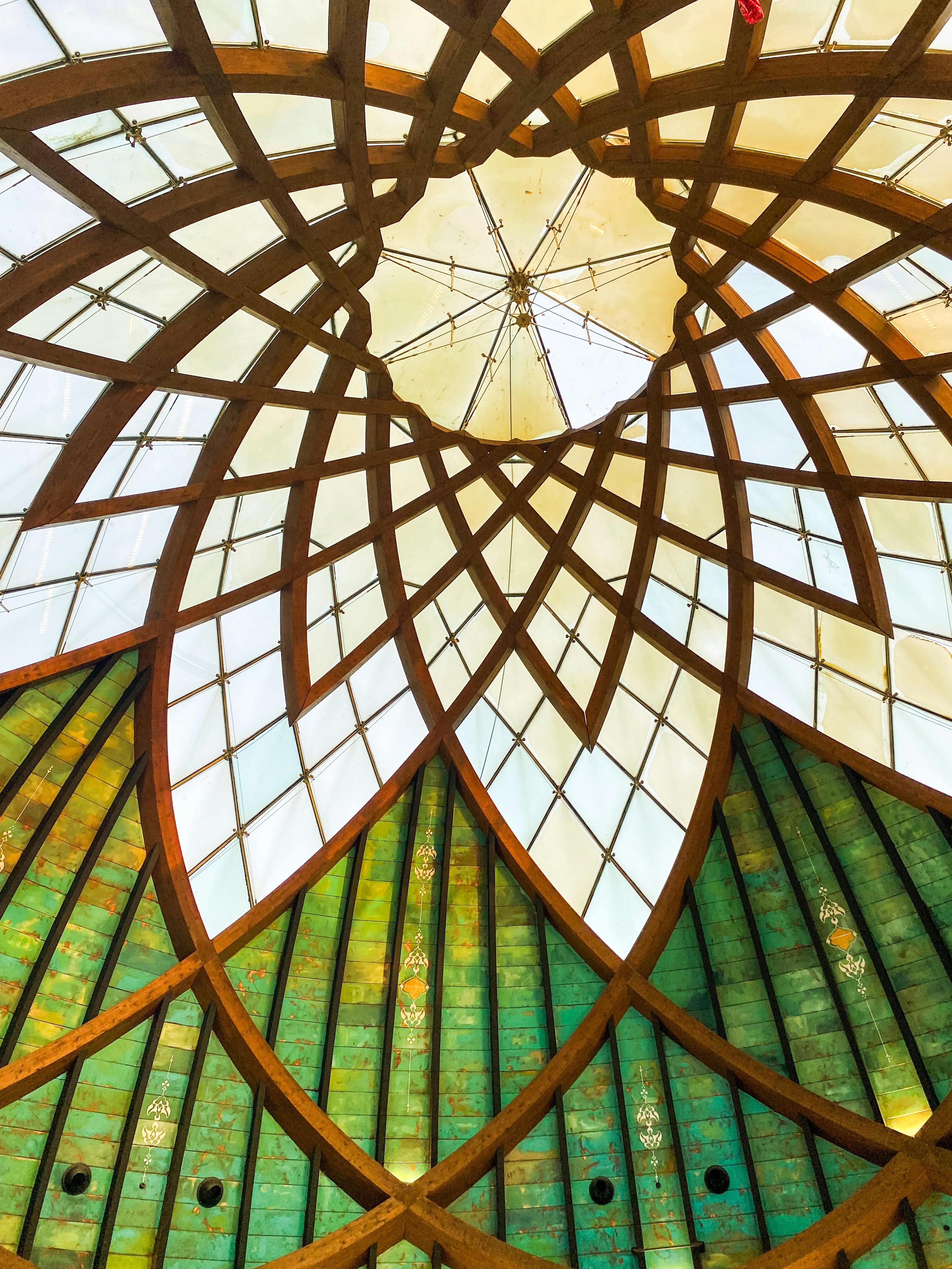 Intricate Dome Design in İstanbul's Library · Free Stock Photo