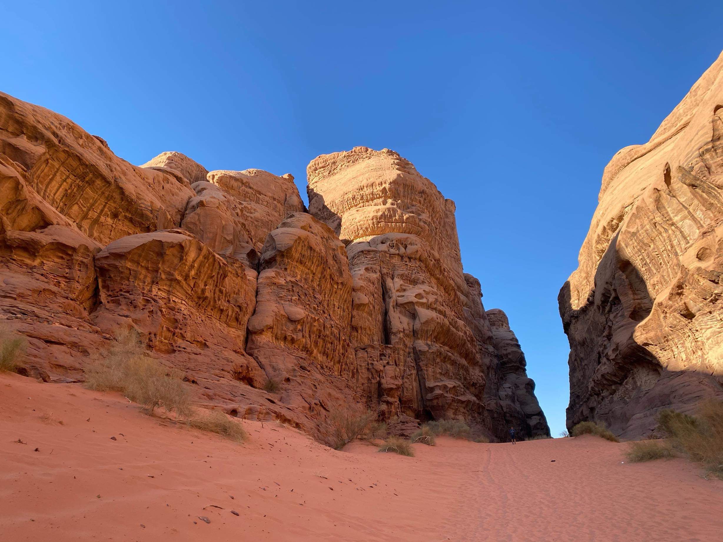 Majestic Sandstone Canyon Under Clear Blue Sky · Free Stock Photo