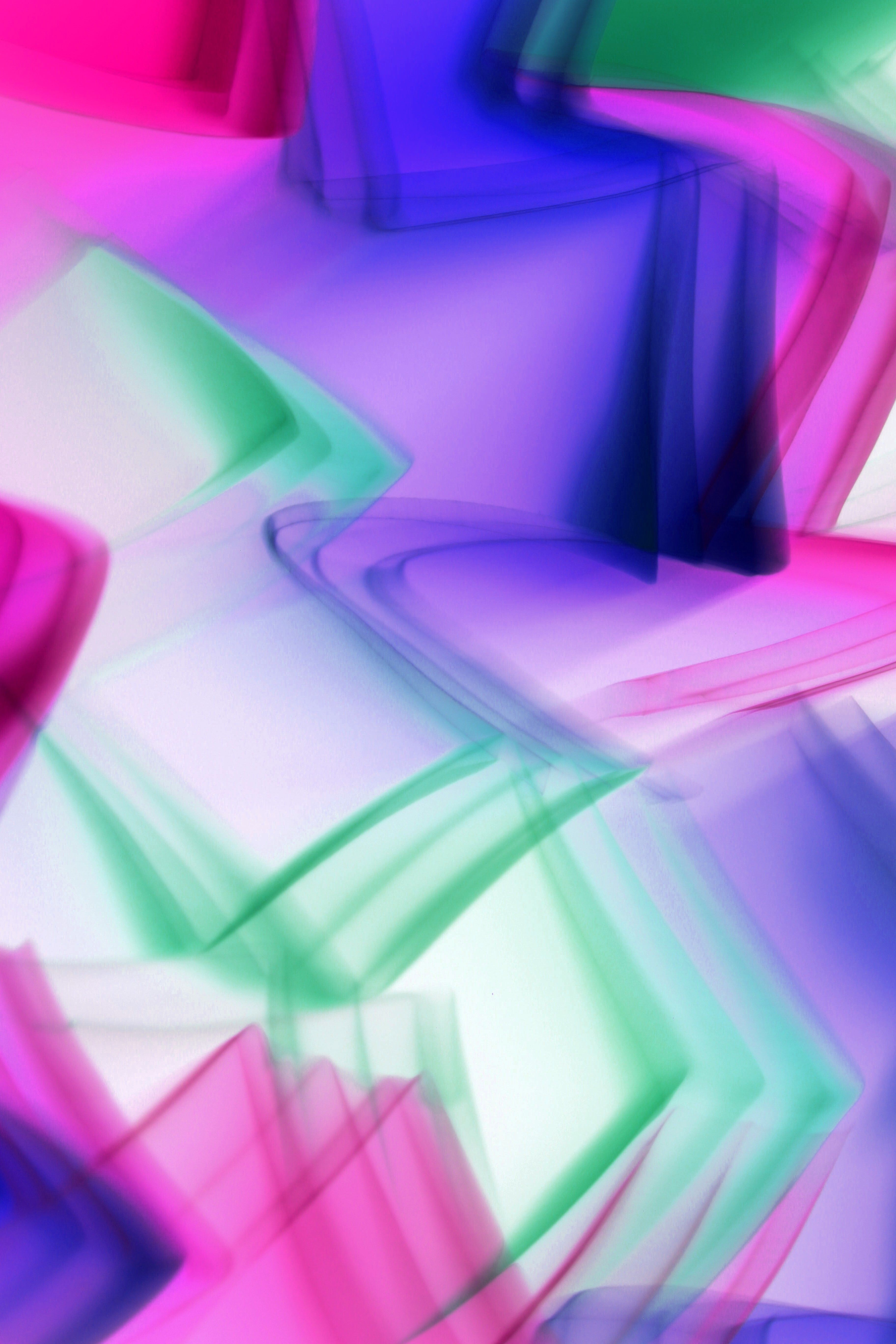 Vibrant Abstract Color Light Trails · Free Stock Photo