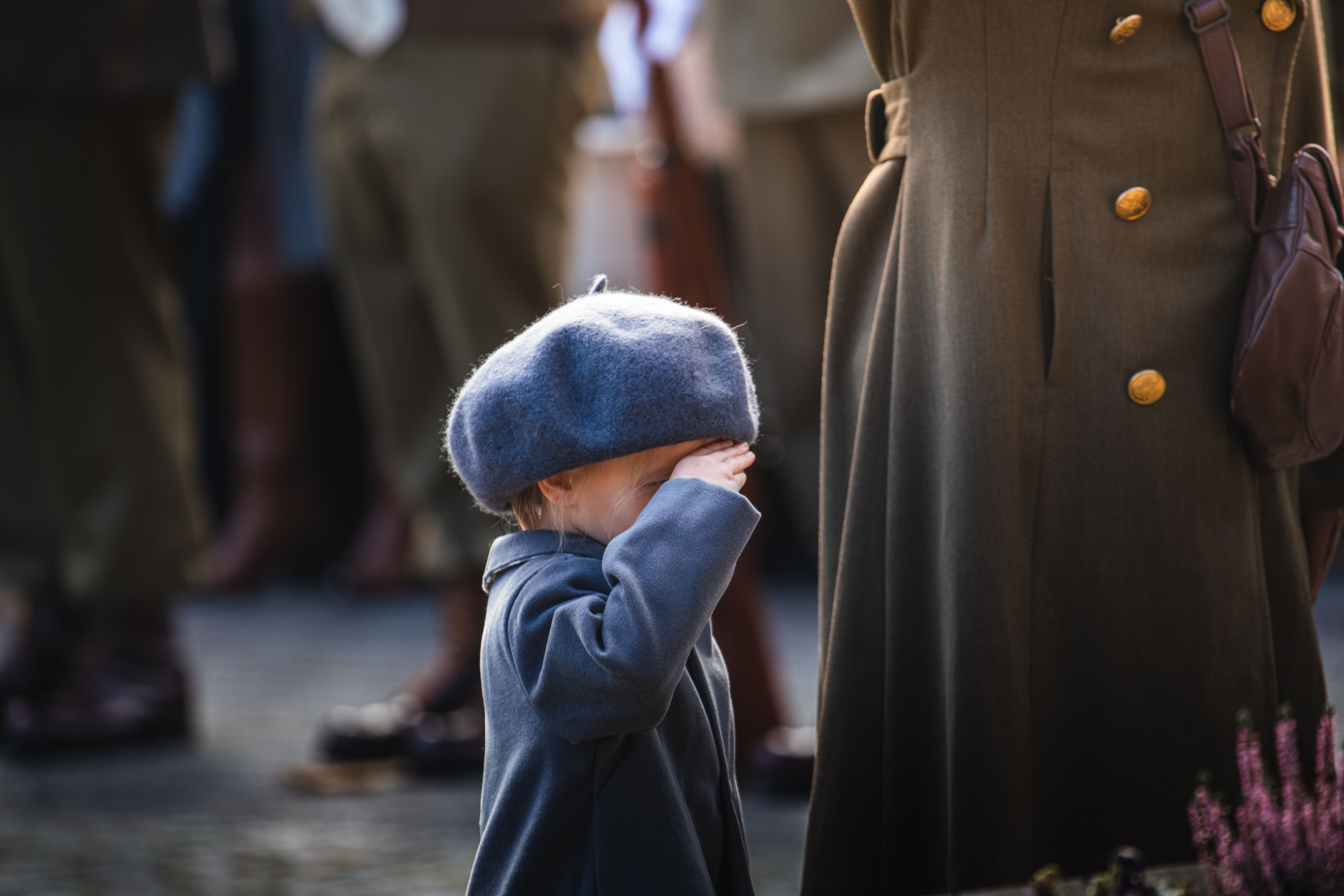 Little Girl Saluting on Remembrance Day · Free Stock Photo