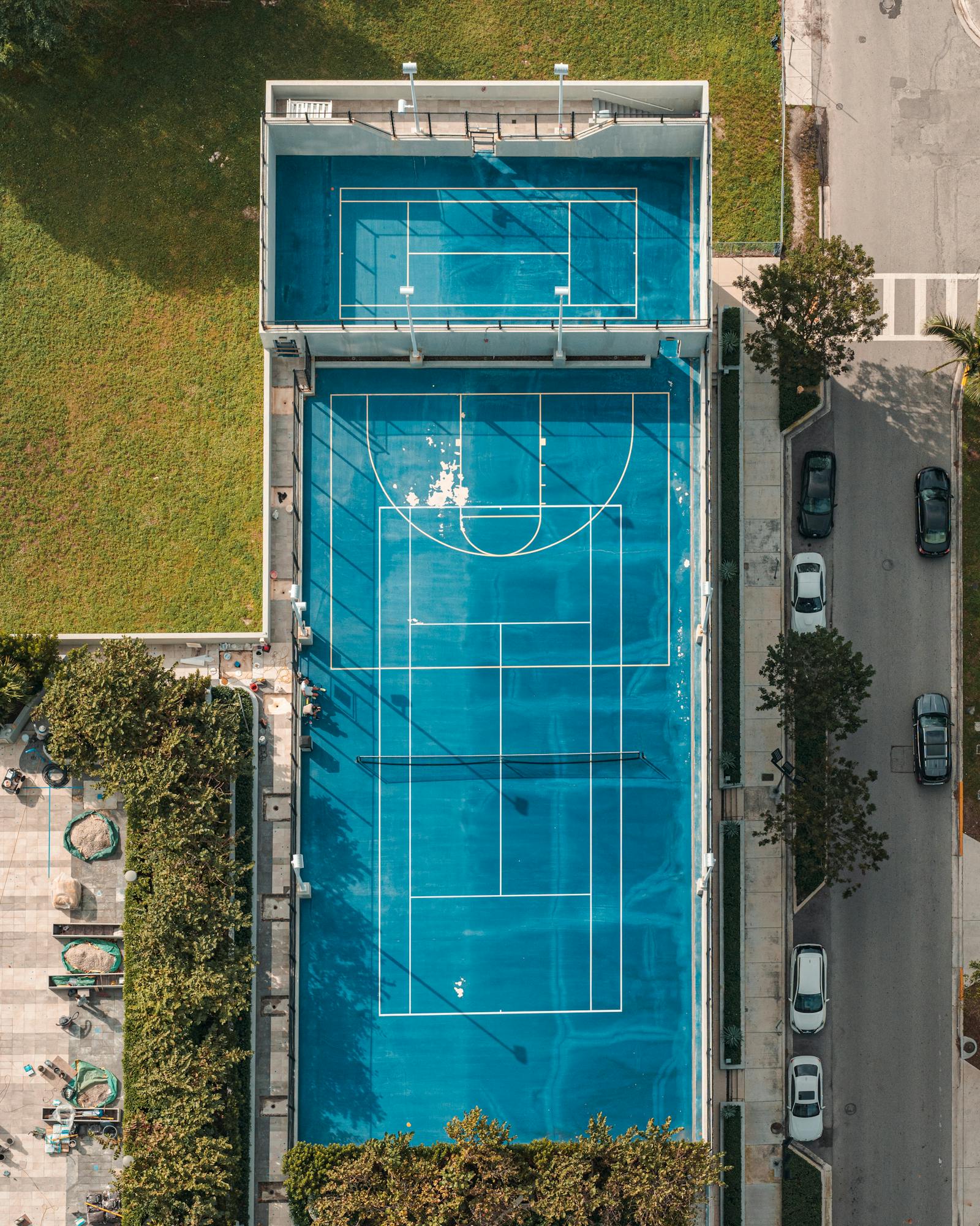 Basketball Court Top View Photos, Download The BEST Free Basketball ...