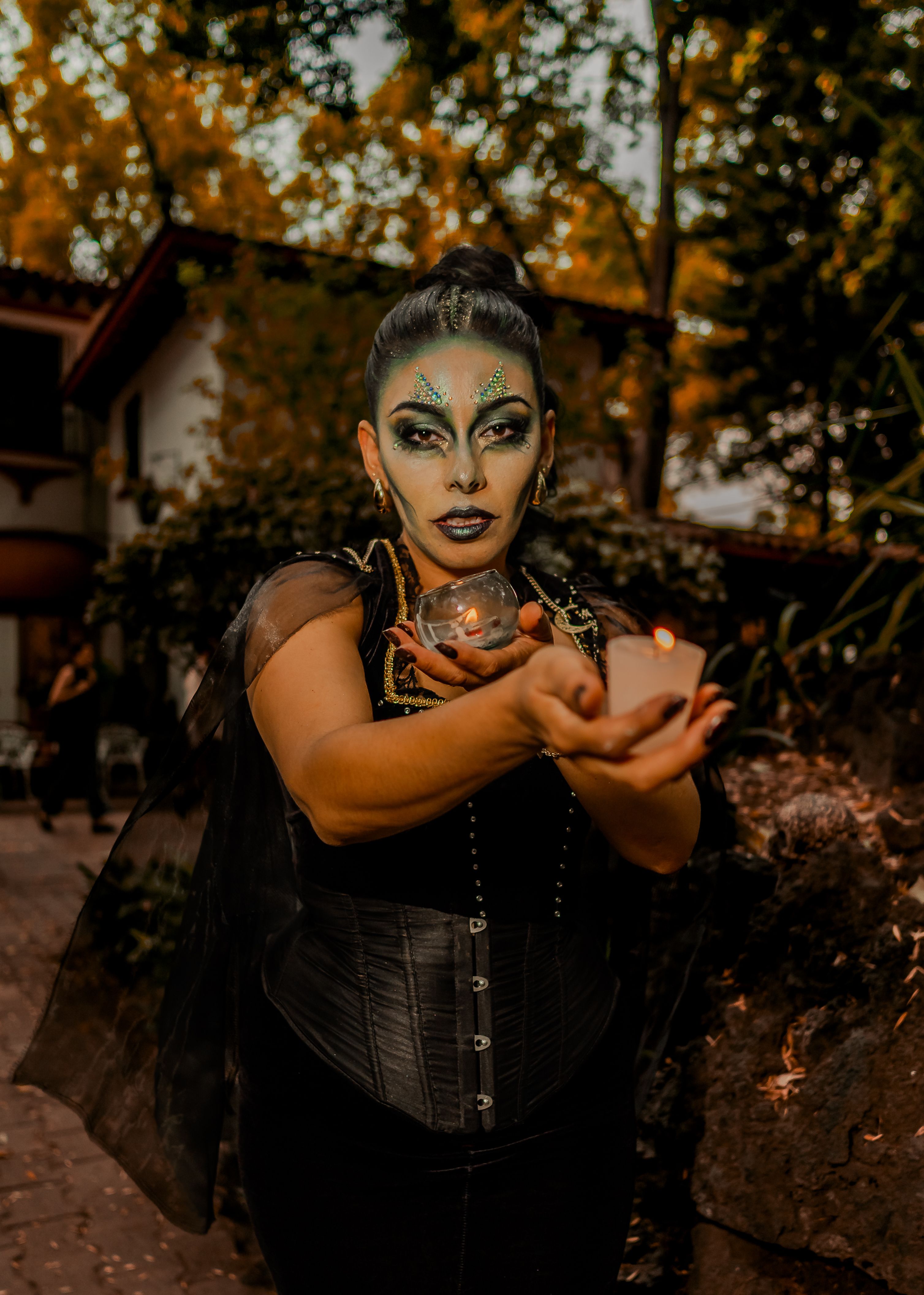Portrait Fantastique Surréaliste Avec Maquillage Mystique · Photo gratuite
