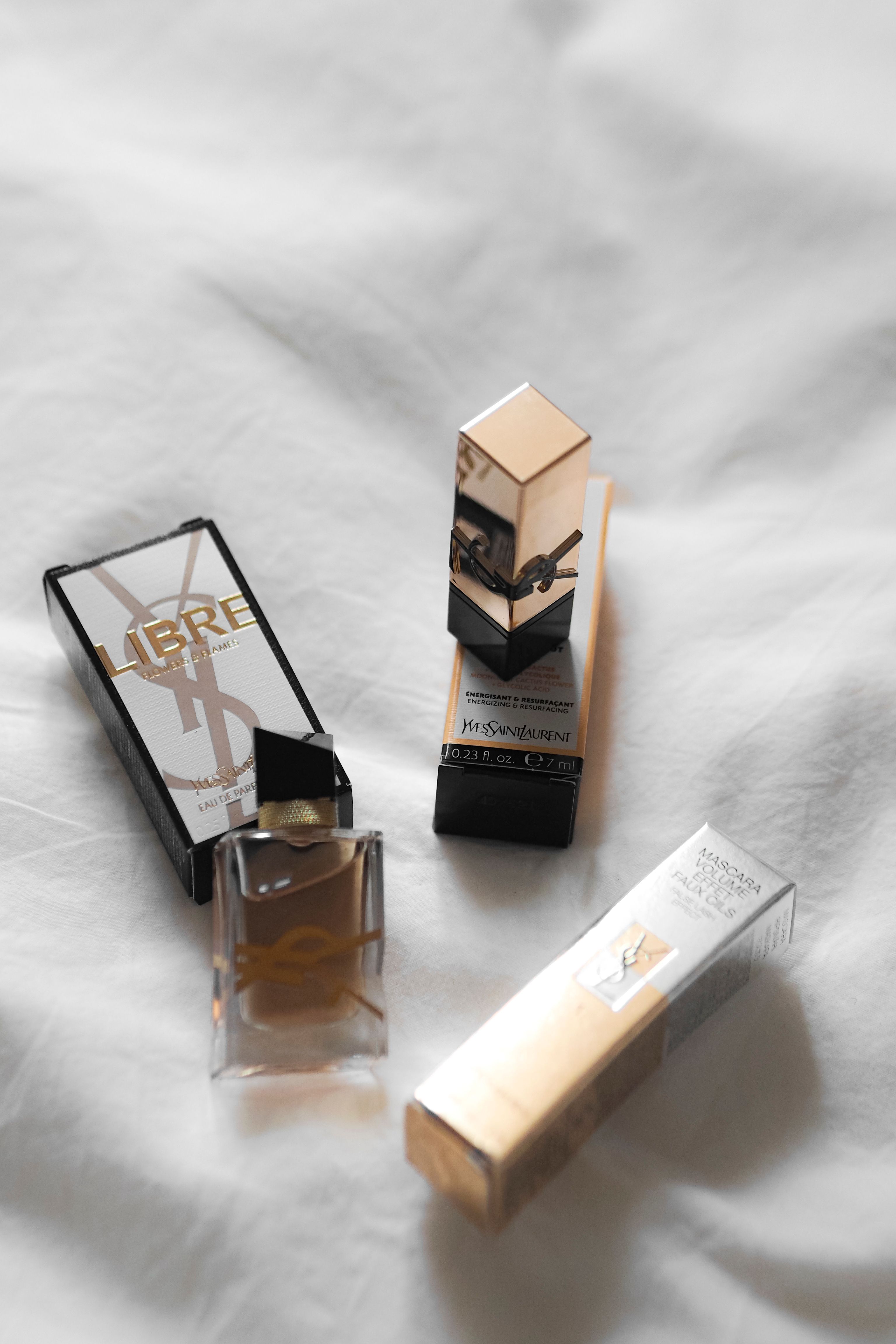 Luxury Yves Saint Laurent Perfume Set Display · Free Stock Photo