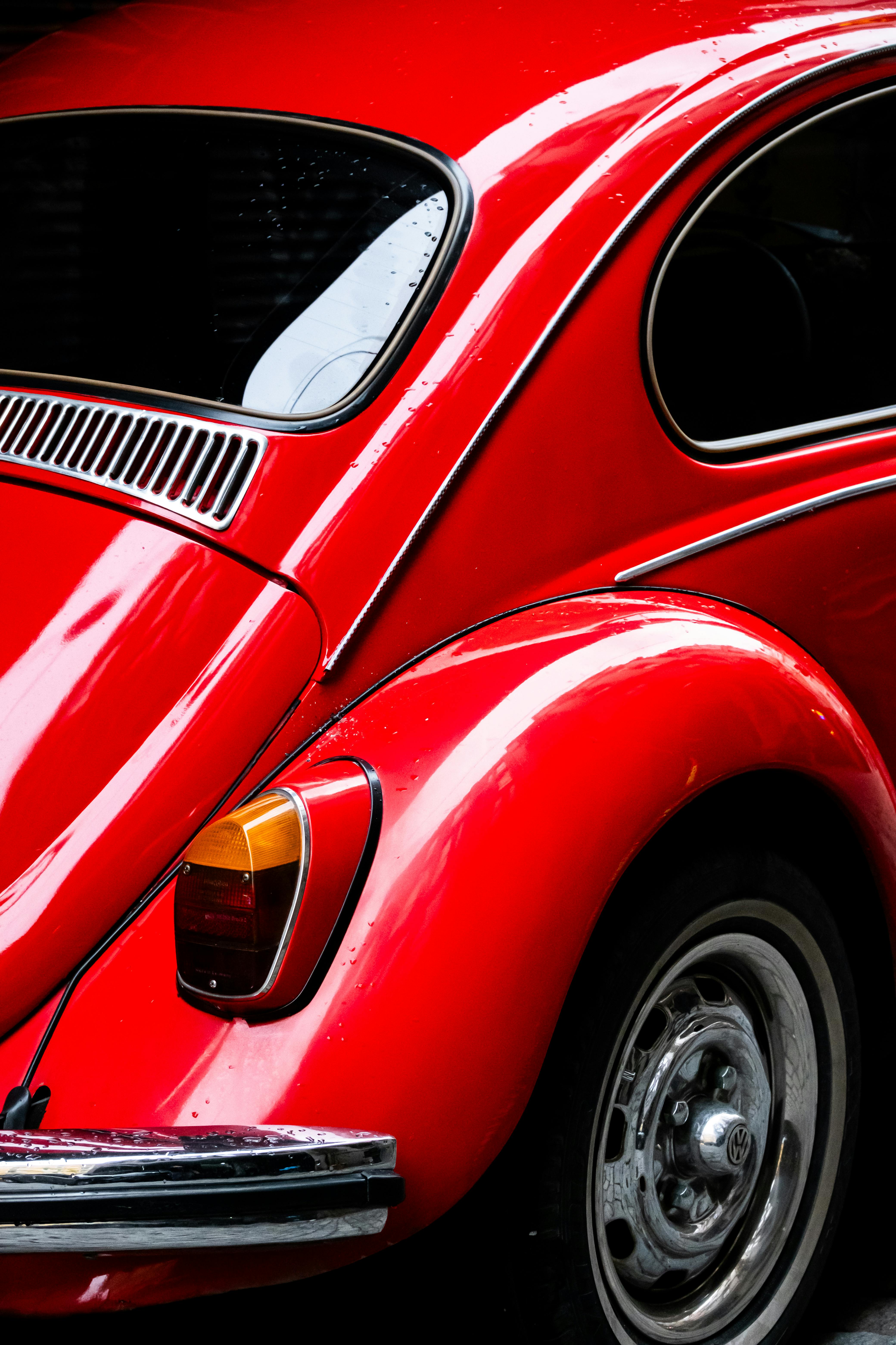 Fusca Vermelho Clássico Da Volkswagen Em Istambul · Foto profissional ...