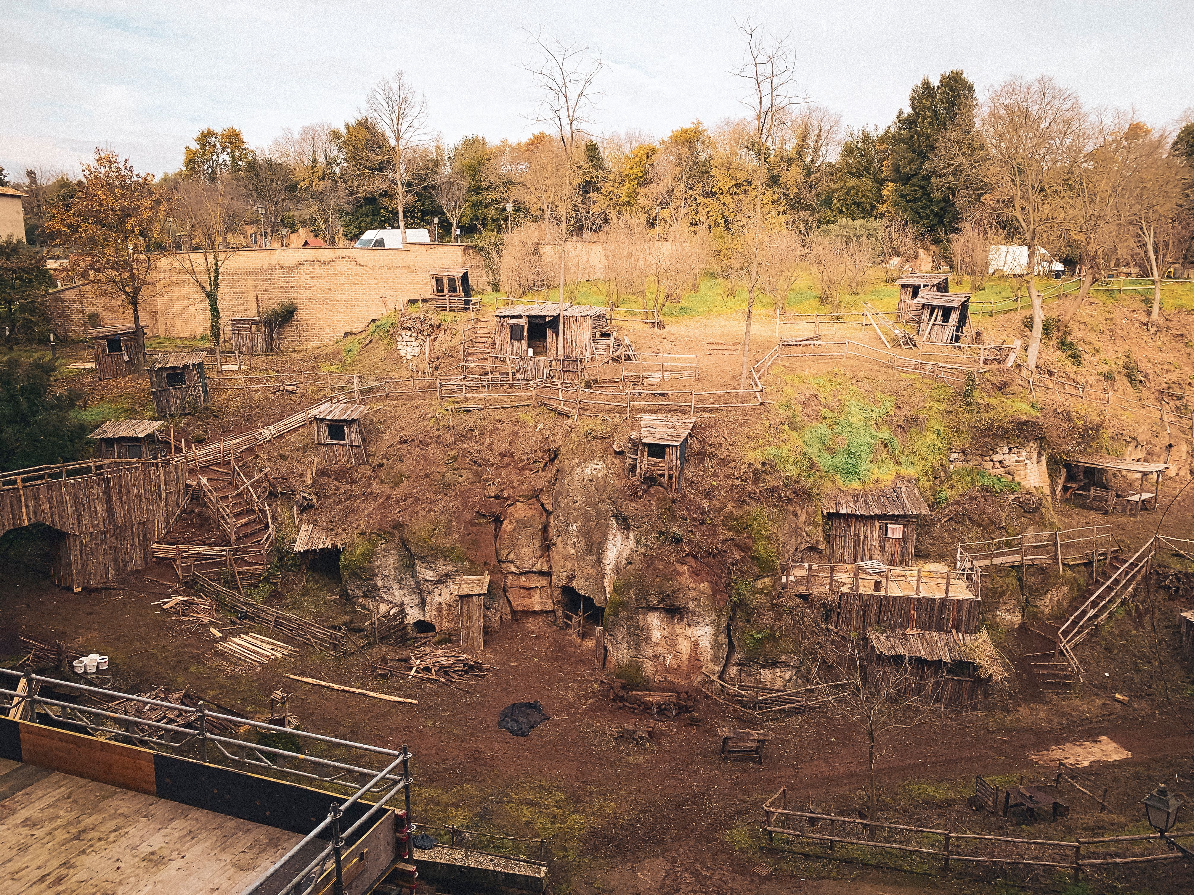 Rustic Wooden Village Structure in Corchiano, Italy · Free Stock Photo