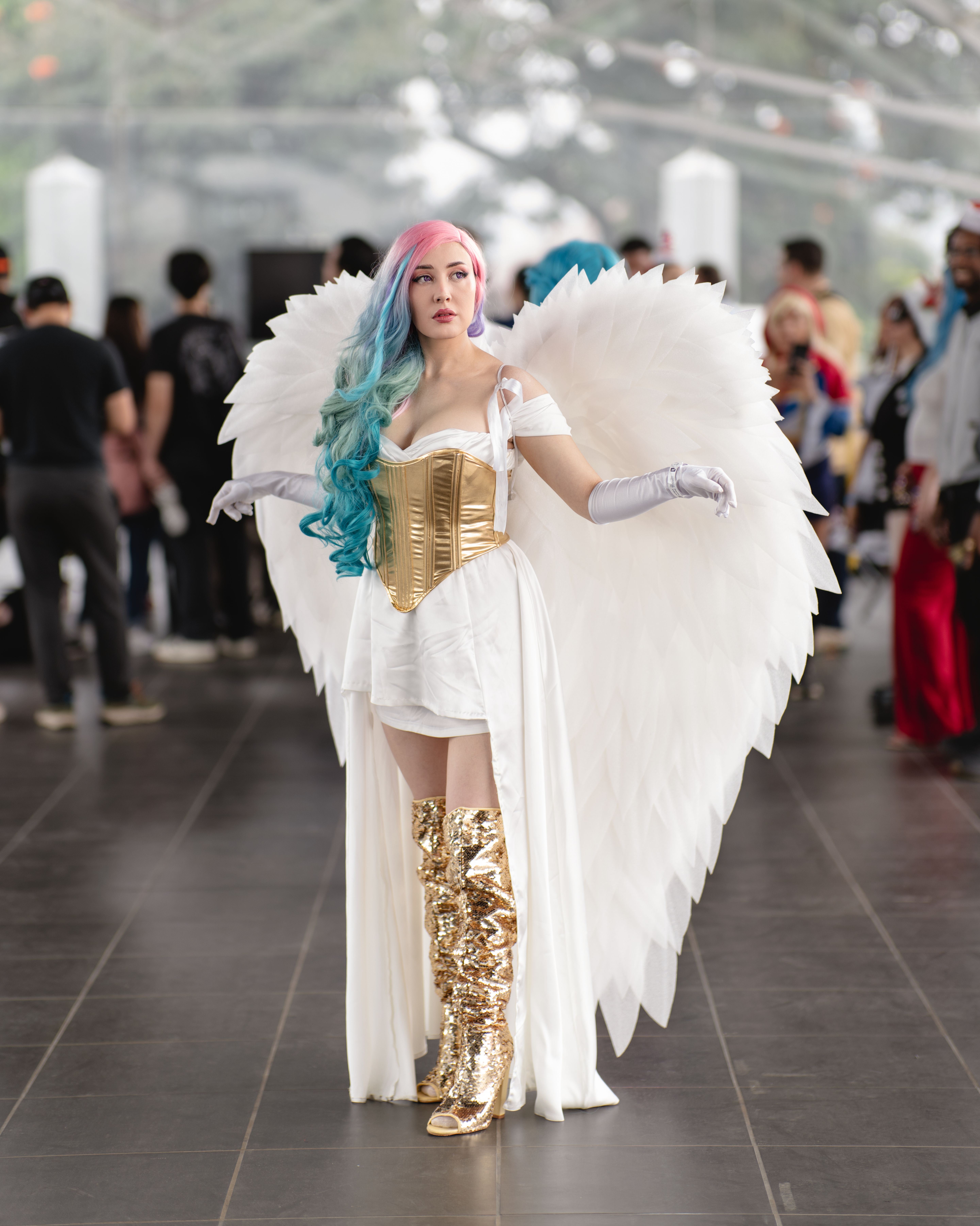 Fantasy Angel Cosplay at San José Convention · Free Stock Photo