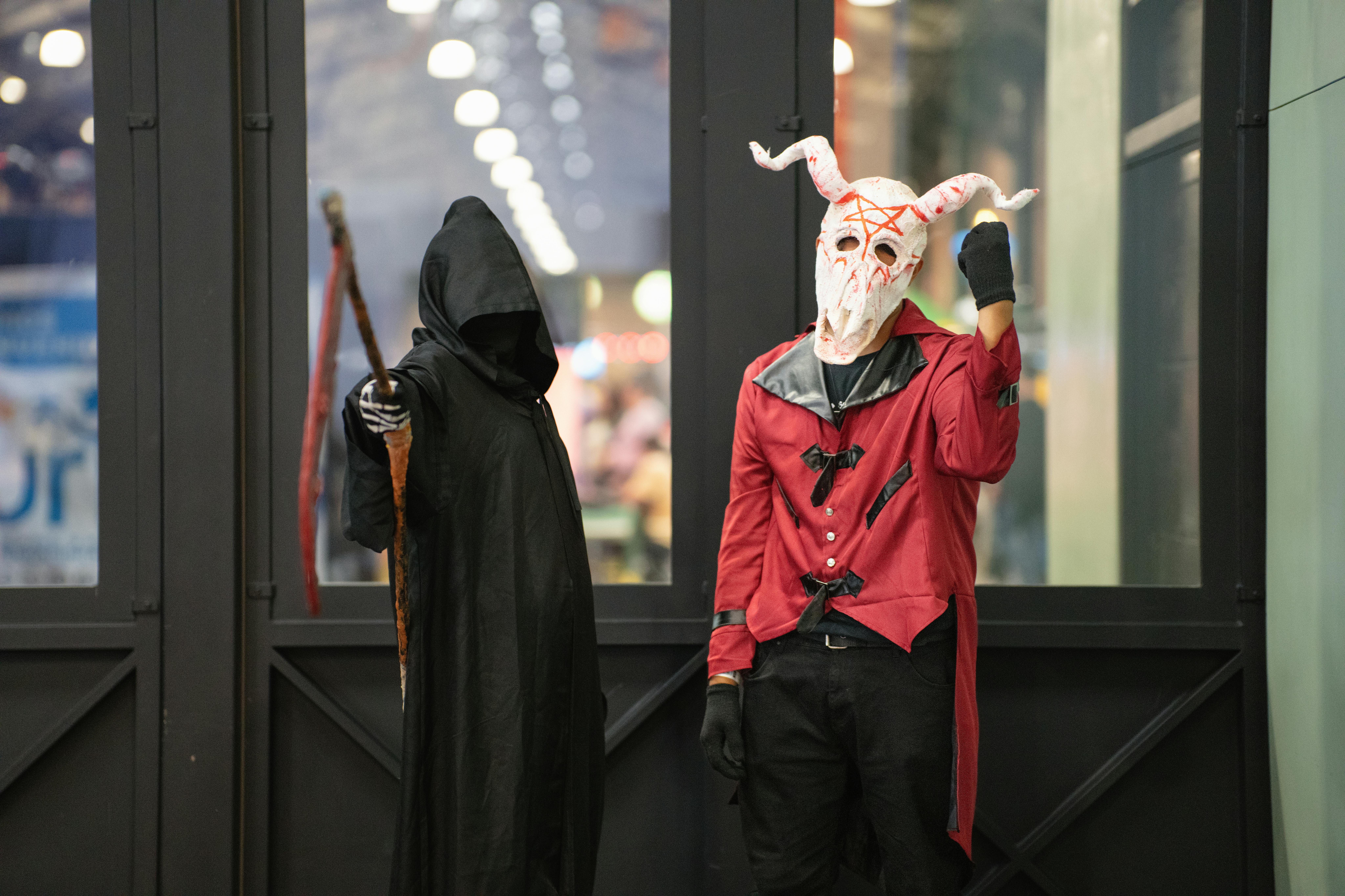 Cosplay Enthusiasts Displaying Artistic Costumes · Free Stock Photo