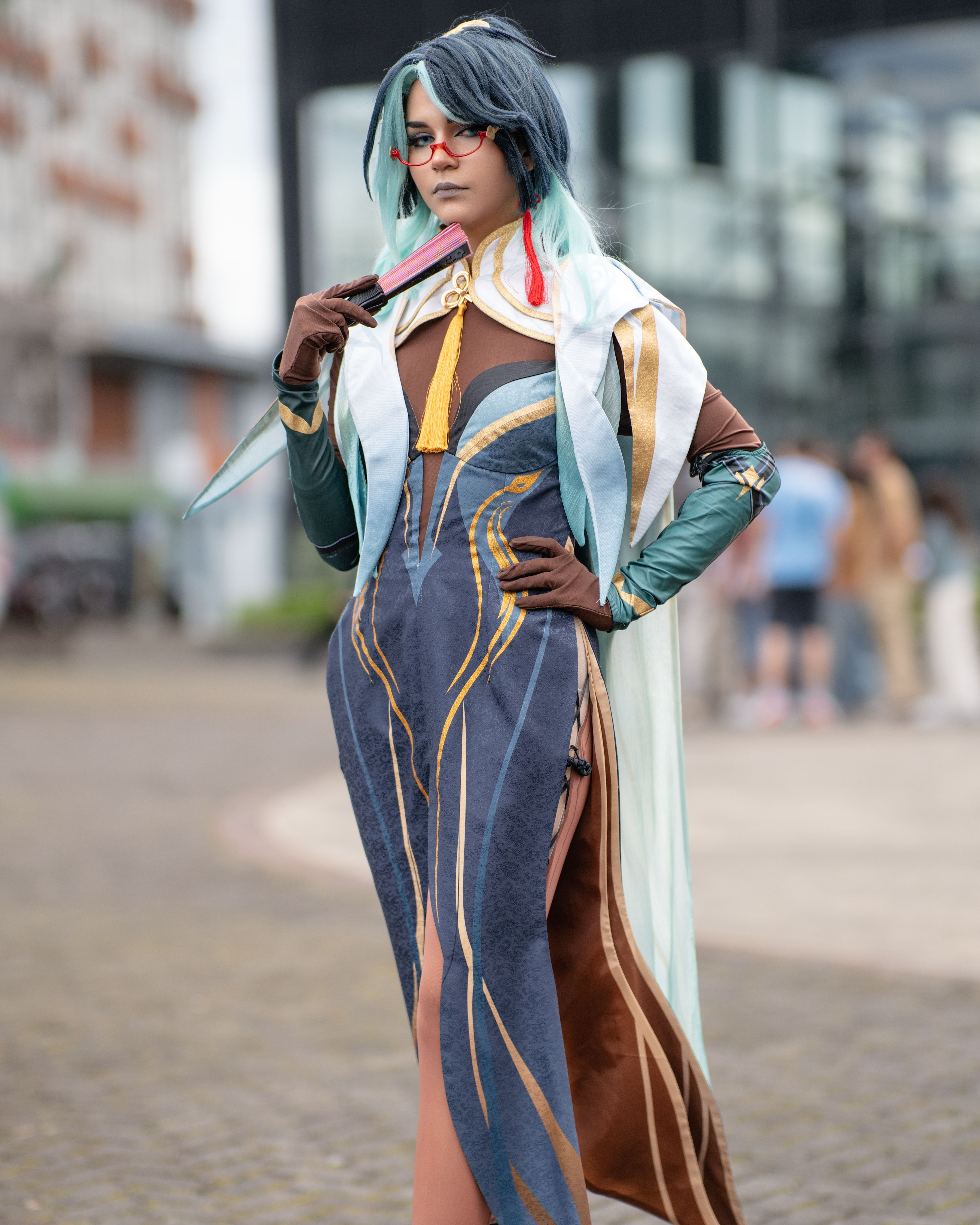 Vibrant Cosplay Portrait at San José Convention · Free Stock Photo