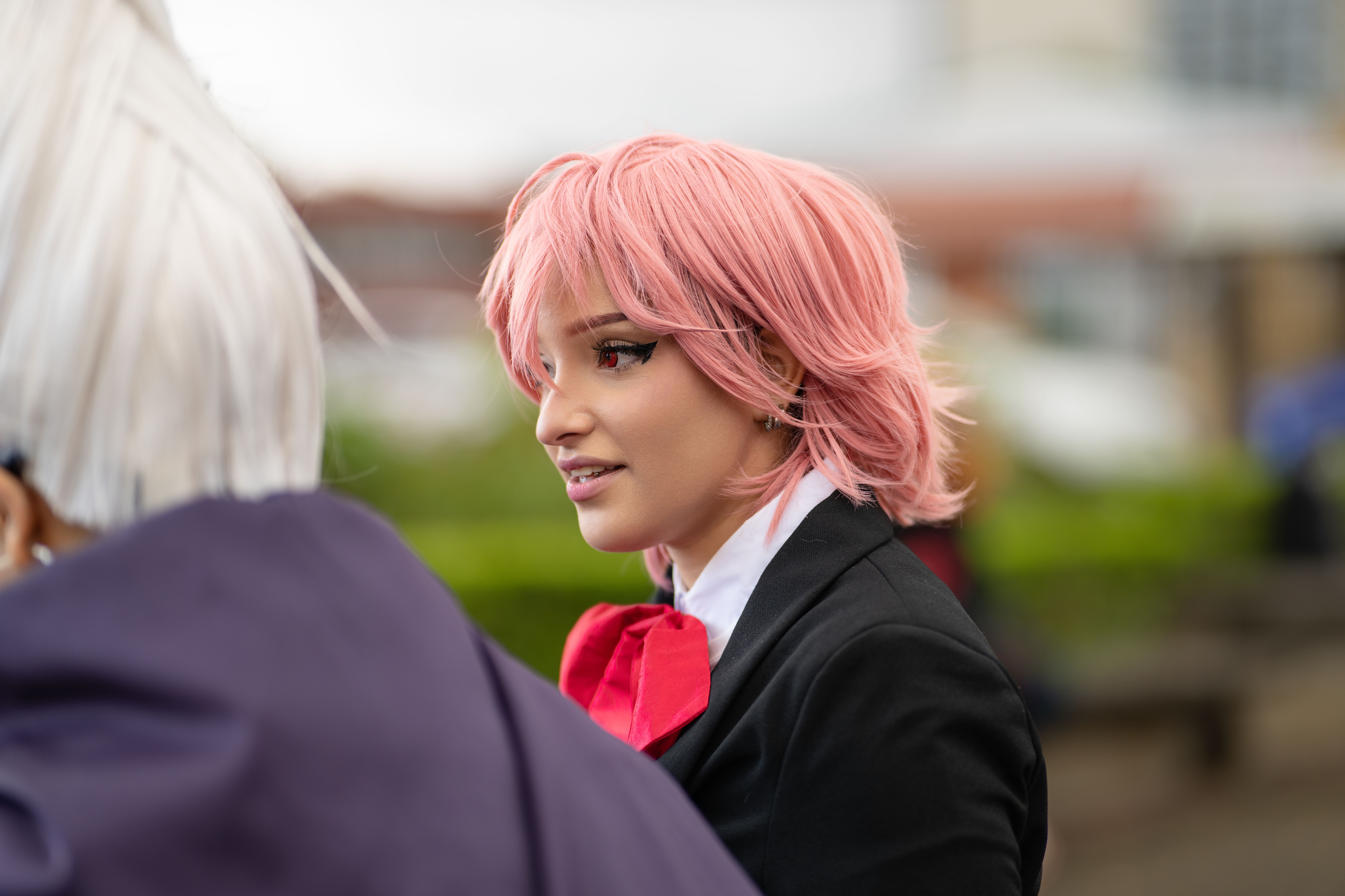 Cosplay Enthusiast at Outdoor Anime Convention · Free Stock Photo