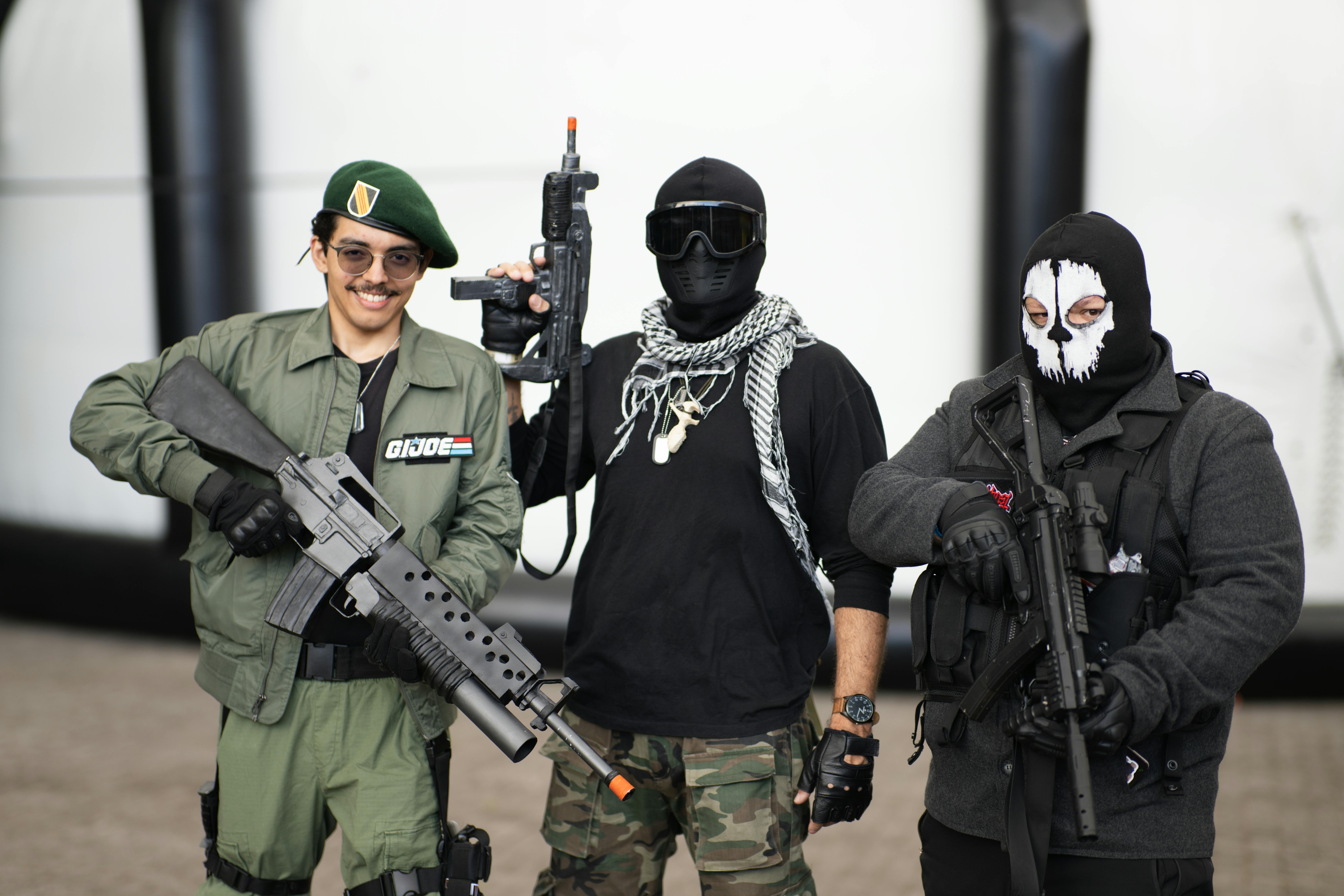 Group of Cosplayers at Outdoor Event in Costume · Free Stock Photo