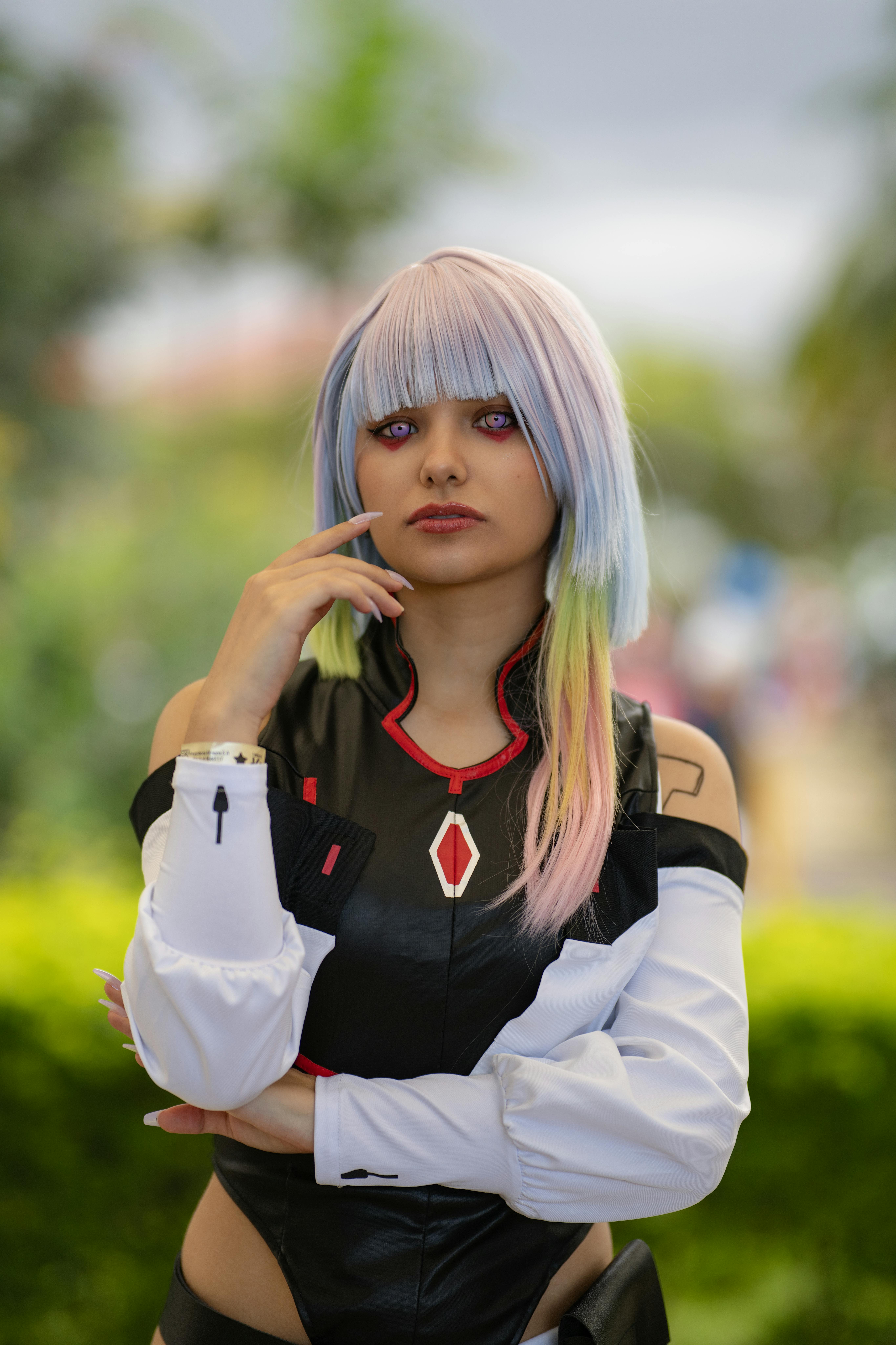 Vibrant Anime-Inspired Female Cosplay in Costa Rica · Free Stock Photo