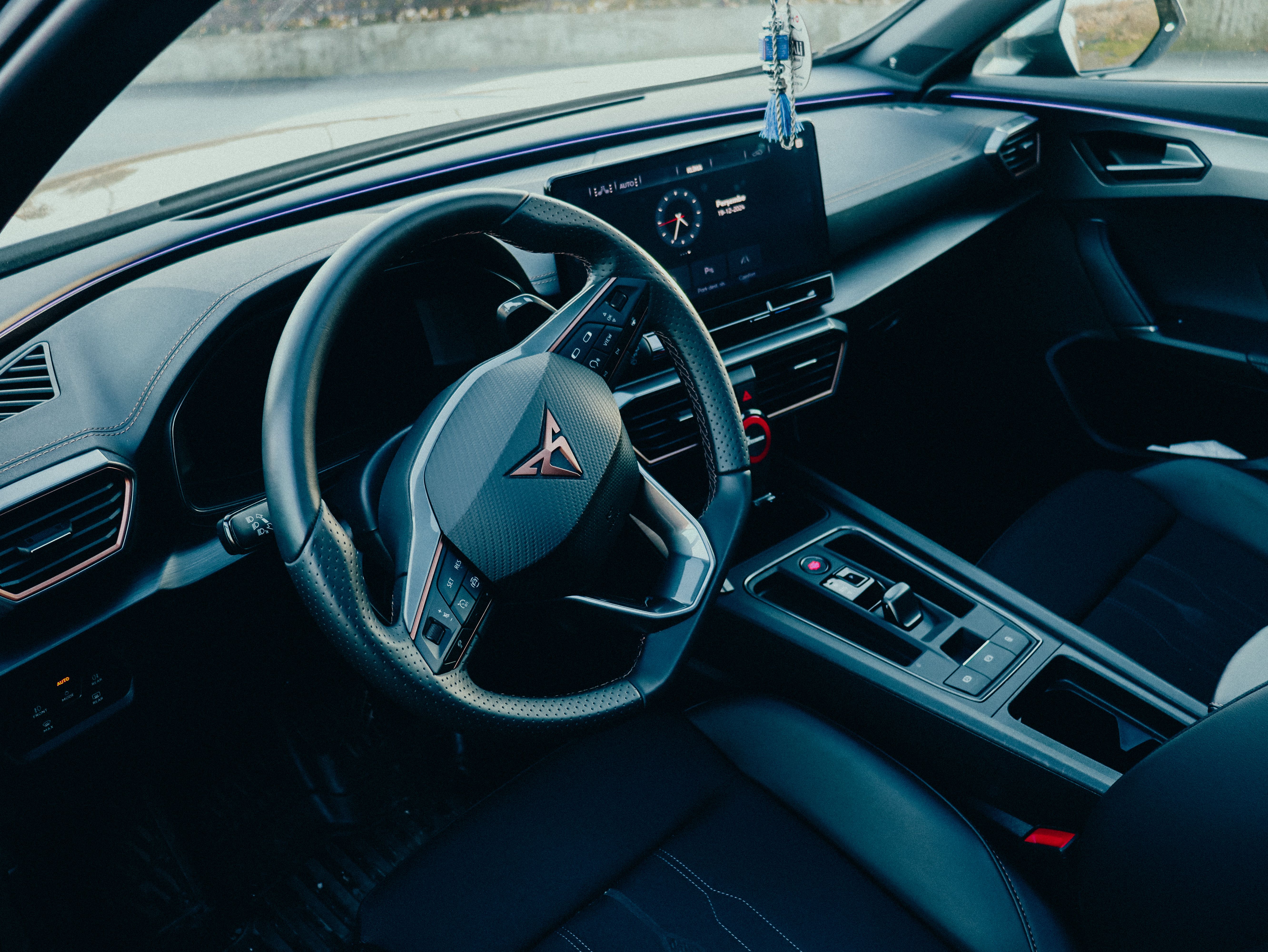 Modern Car Interior with Futuristic Design · Free Stock Photo