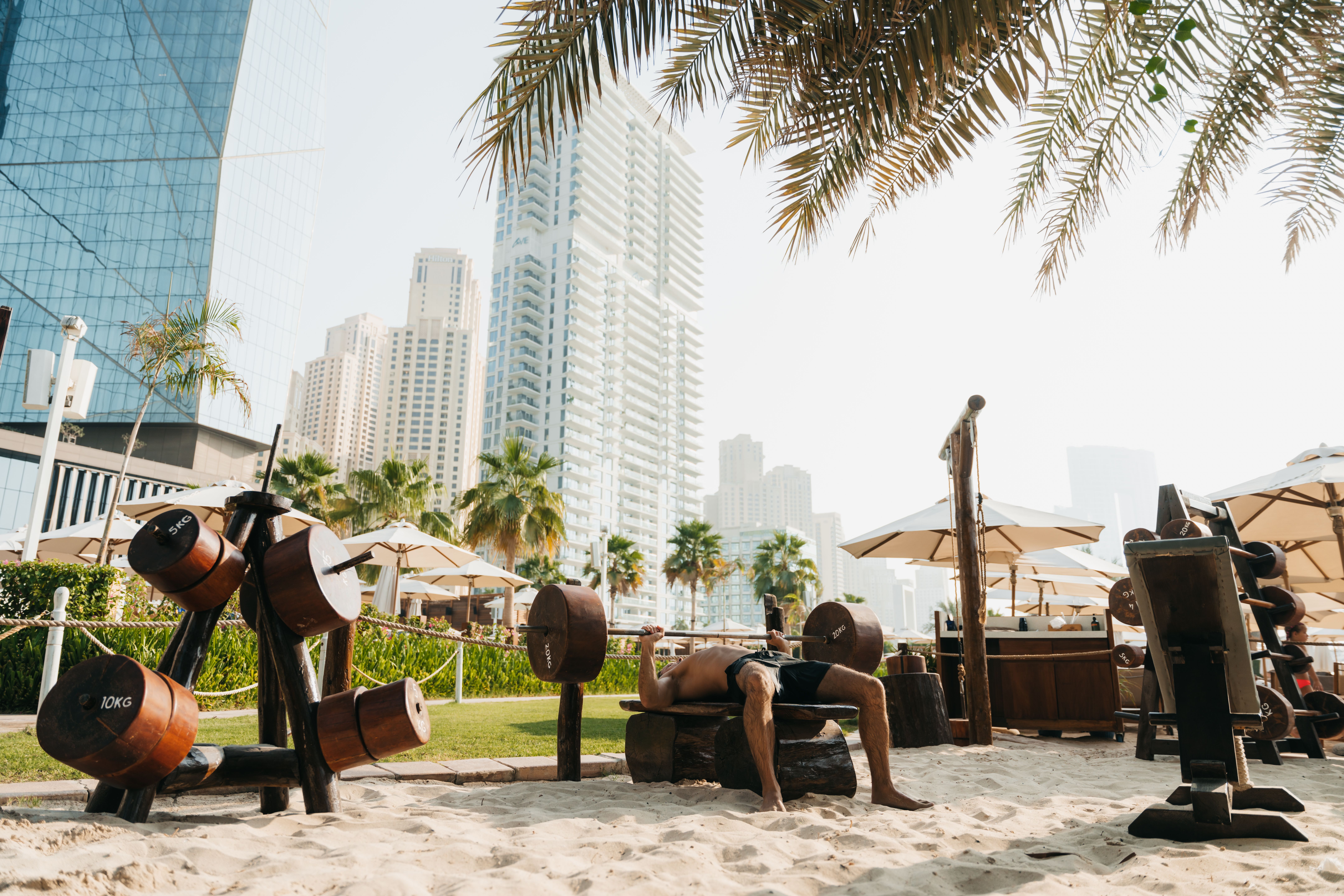 Outdoor Urban Workout Gym by the Beach · Free Stock Photo