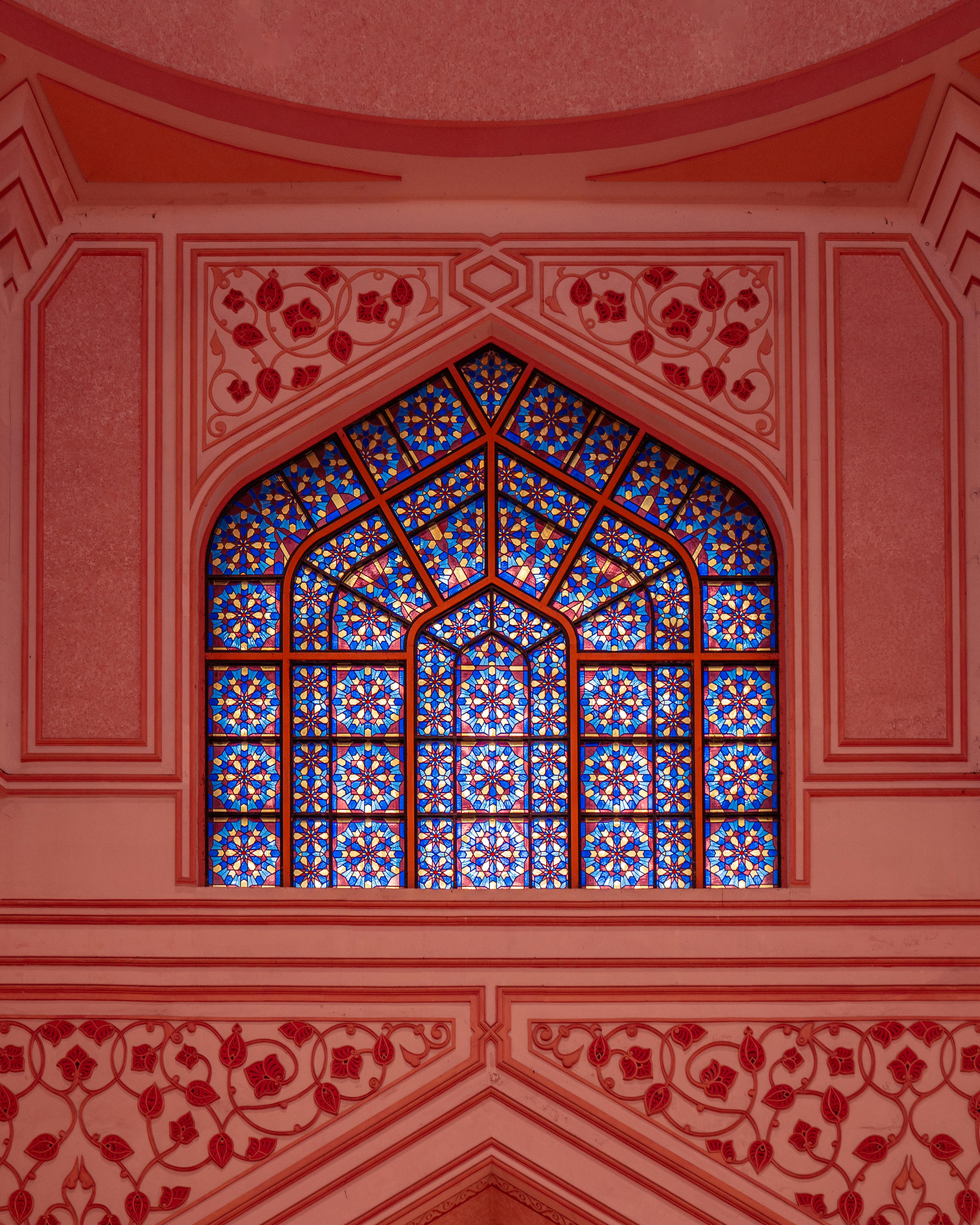 Intricate Stained Glass at Putra Mosque, Malaysia · Free Stock Photo