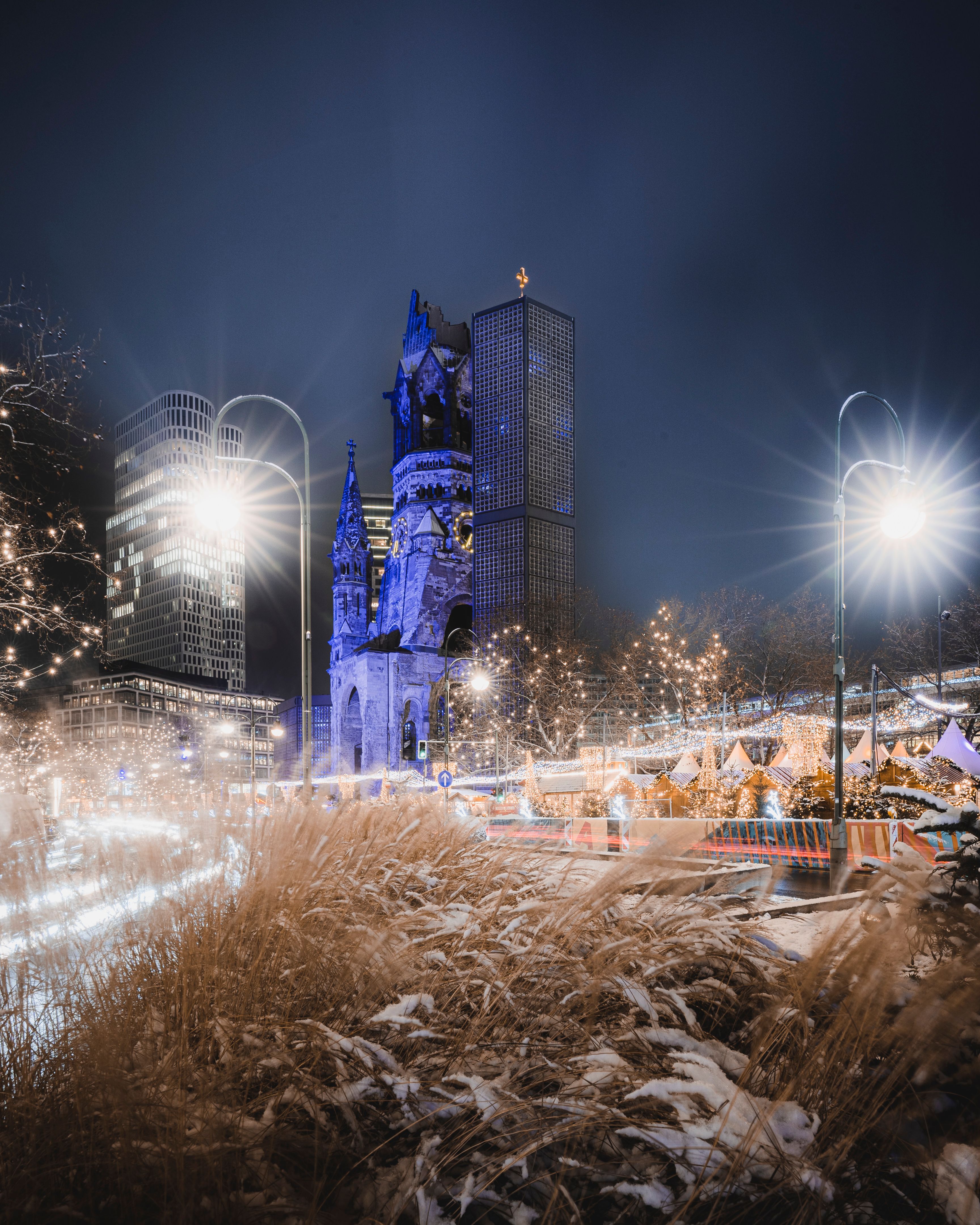 Enchanting Night at Berlin Christmas Market · Free Stock Photo
