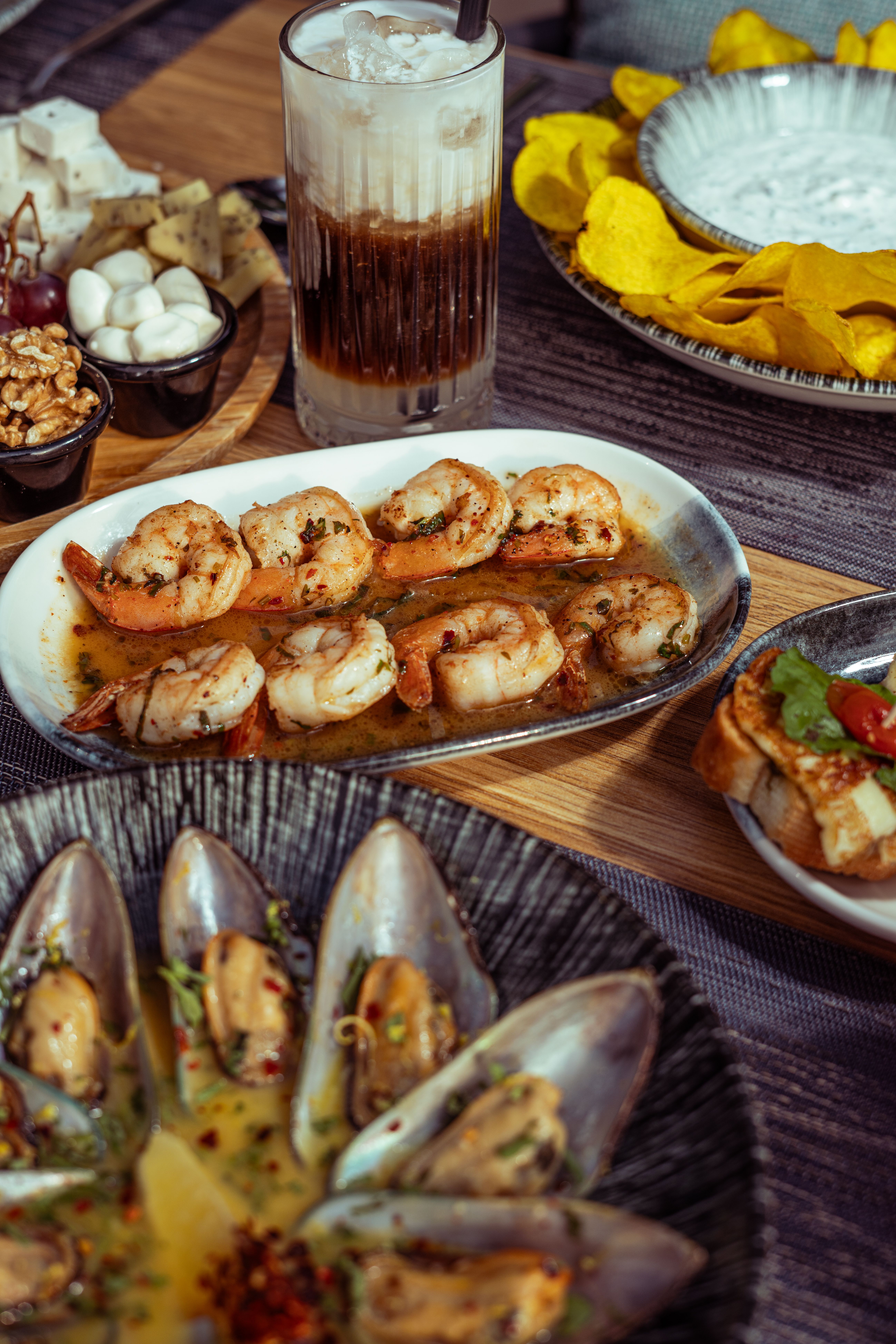Delectable Seafood Spread with Assorted Appetizers · Free Stock Photo