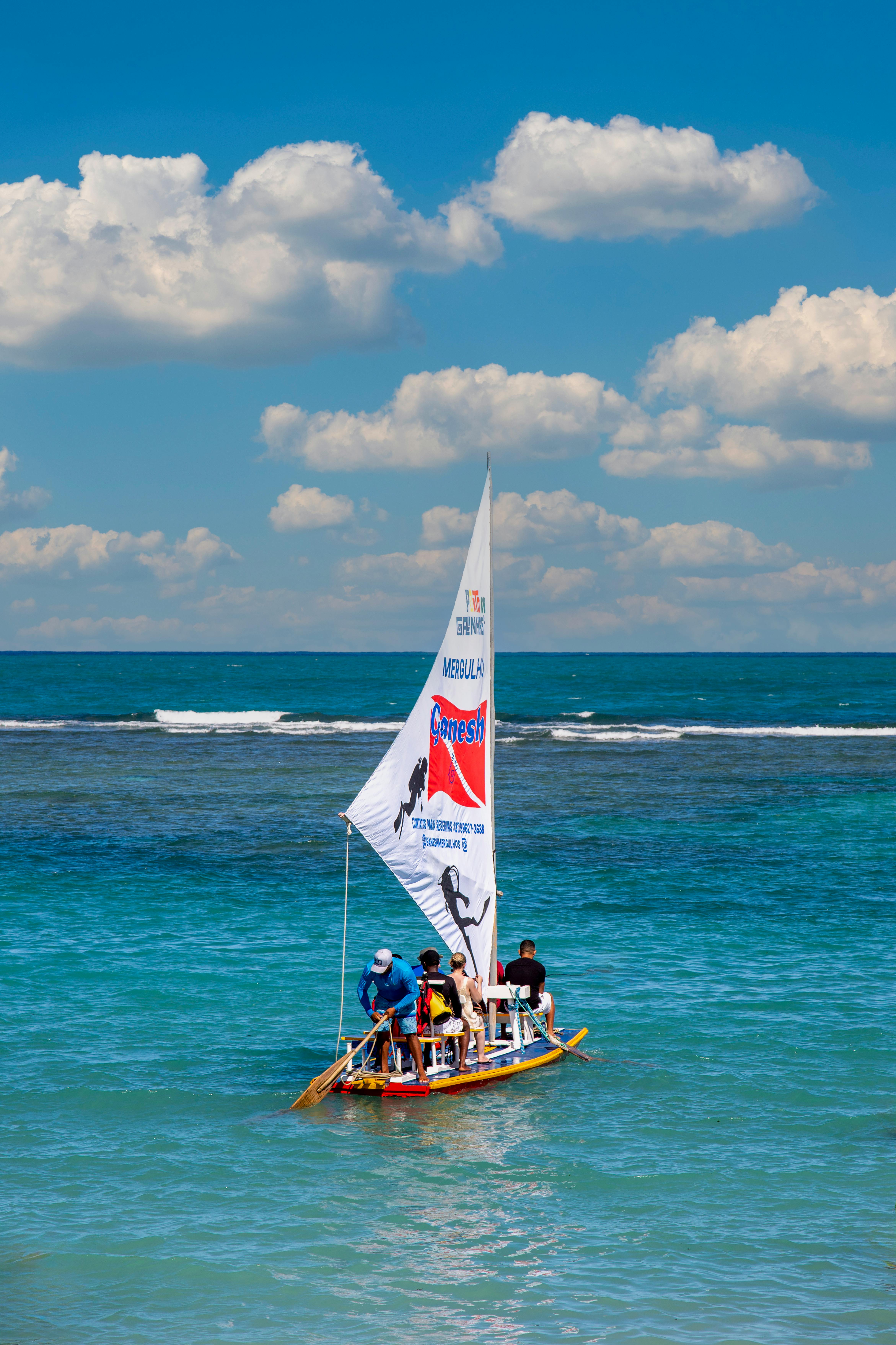 Group Sailing Tropical Ocean Adventure · Free Stock Photo