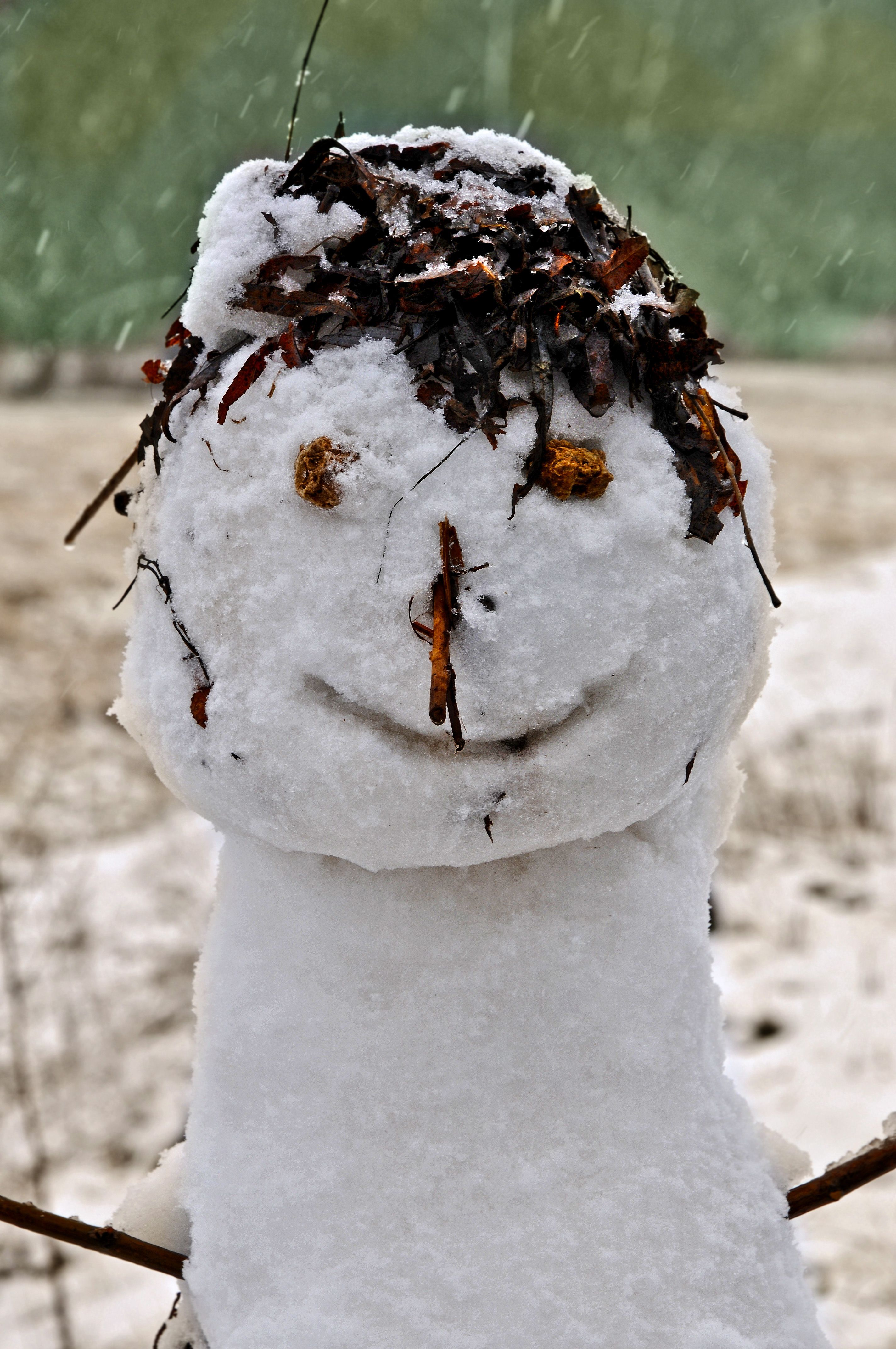 Winter Snowman Outdoors in Ifrane, Maroc · Free Stock Photo