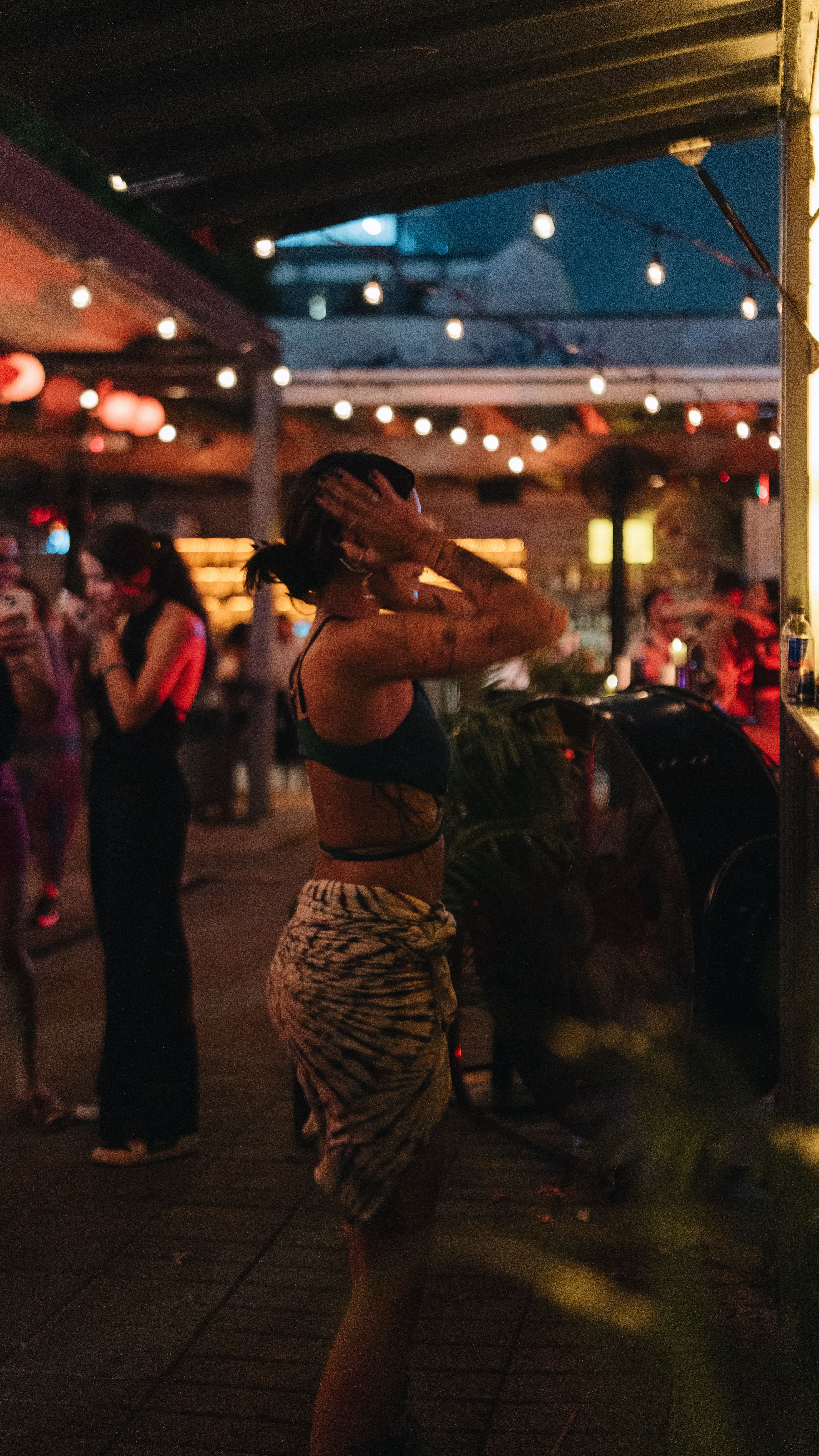 Vibrant Outdoor Night Party Scene · Free Stock Photo
